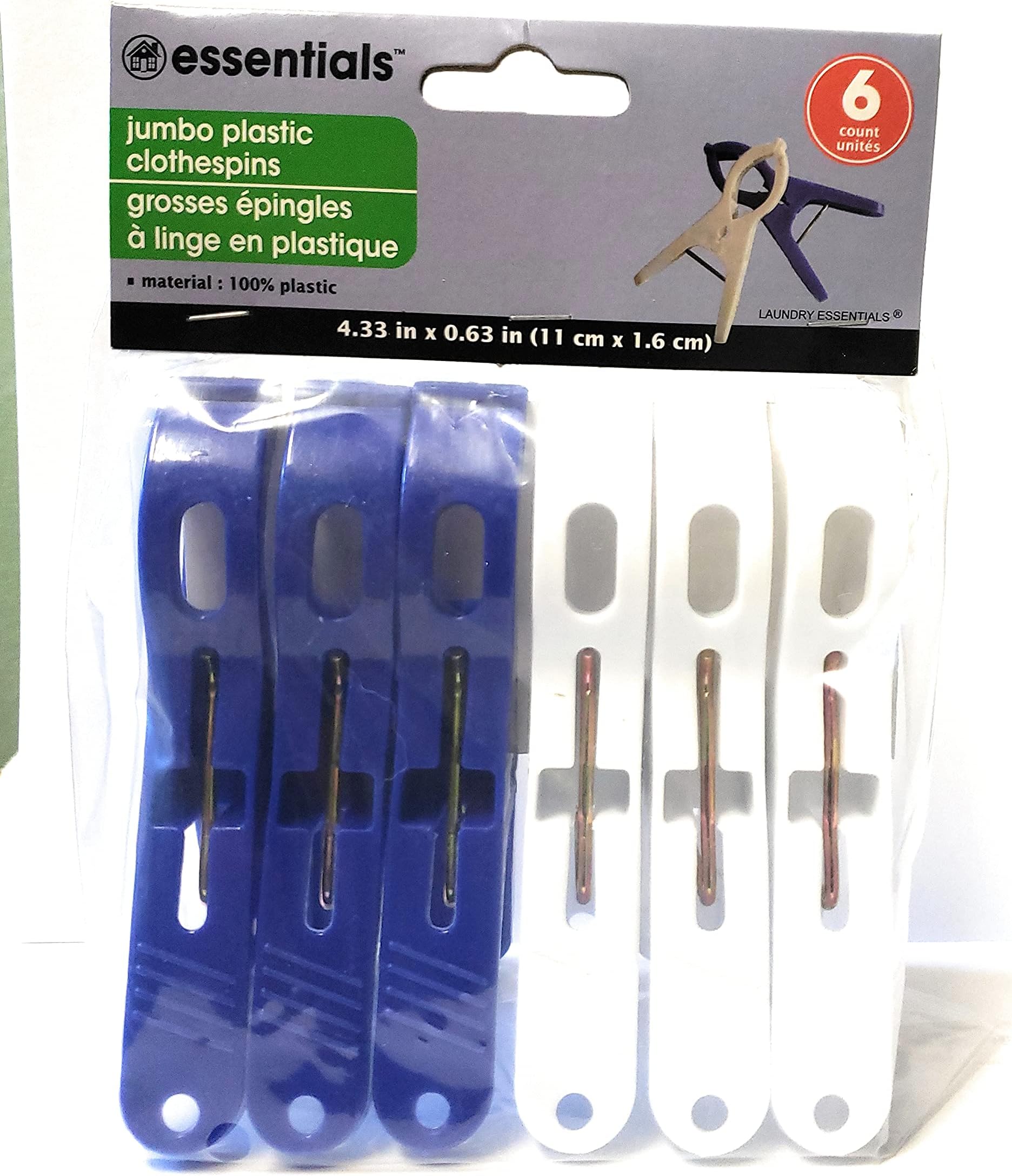 Amazon.com: Mainstay 72 Multicolored Plastic Clothespins : Home & Kitchen