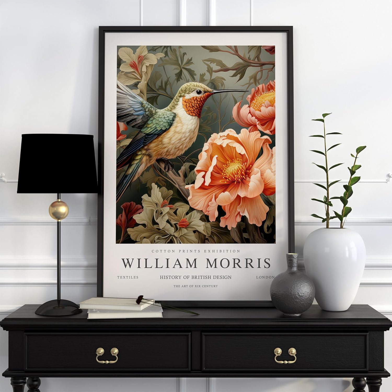 Amazon.com: Generic William Morris Hummingbird Print, William Morris ...
