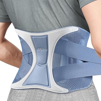 Amazon.com: NEENCA Back Support Brace, Adjustable Lumbar Support Belt ...