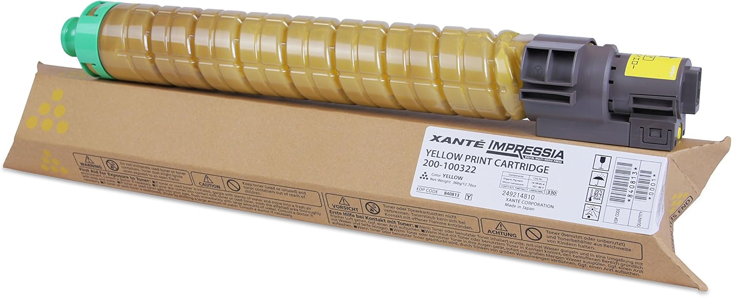Amazon.com: Xante Impressia Toner Cartridge Yellow 200-100322 : Office ...