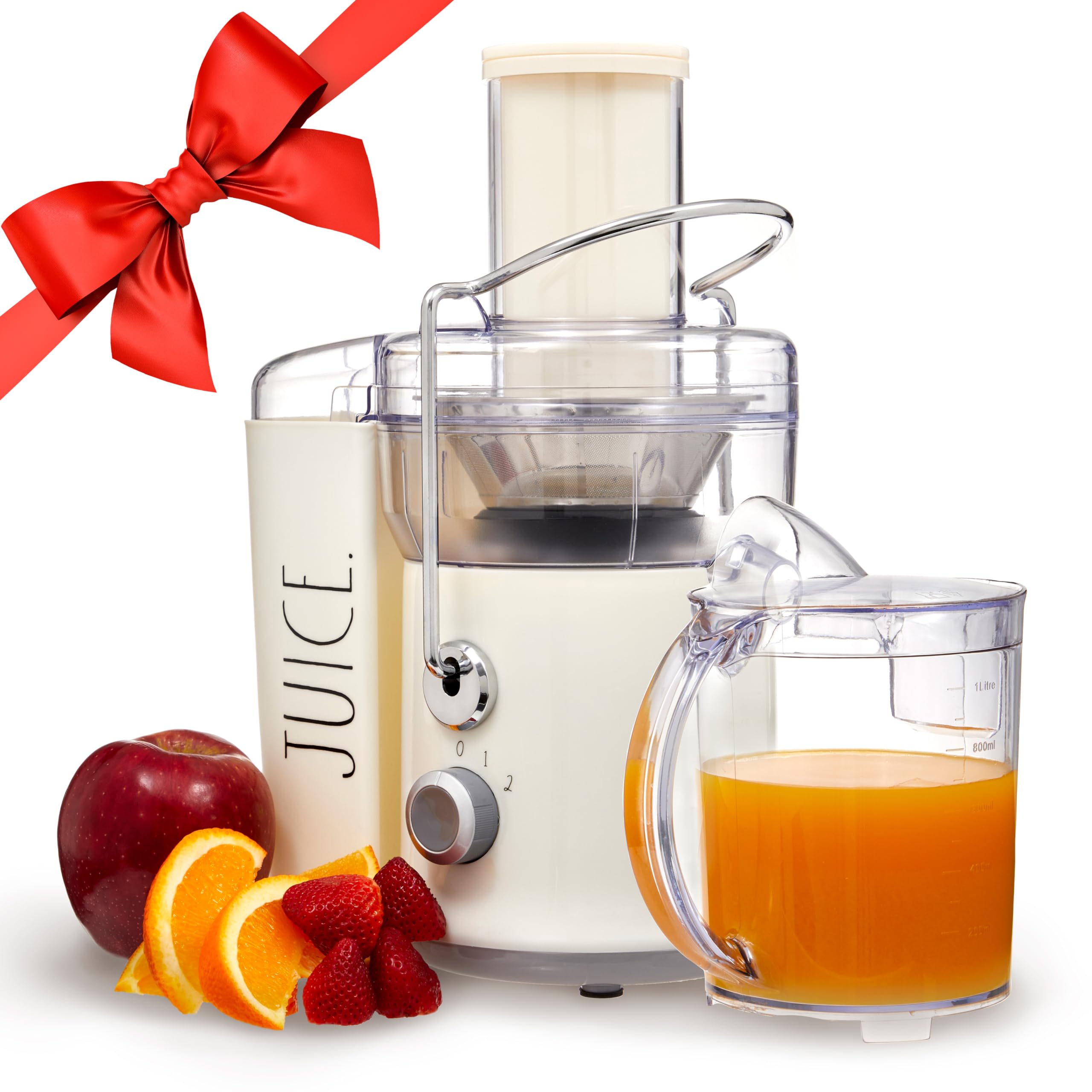 Rae Dunn Juicer Machine - 3 INCH Big Mouth Feed Chute for Whole Fruits ...