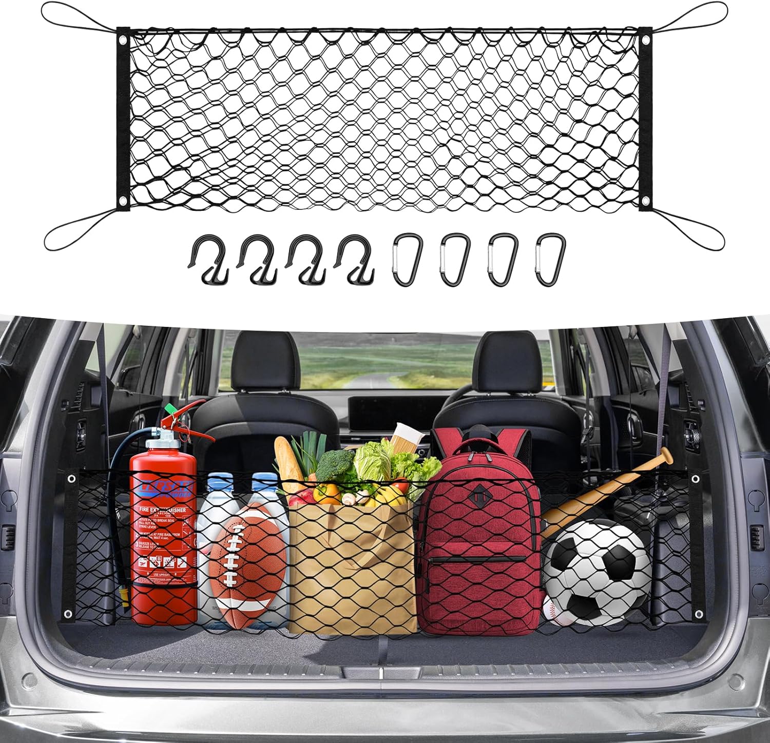 Amazon.com: Canvcle Trunk Cargo Net for 2014-2025 2026 Kia Sorento ...