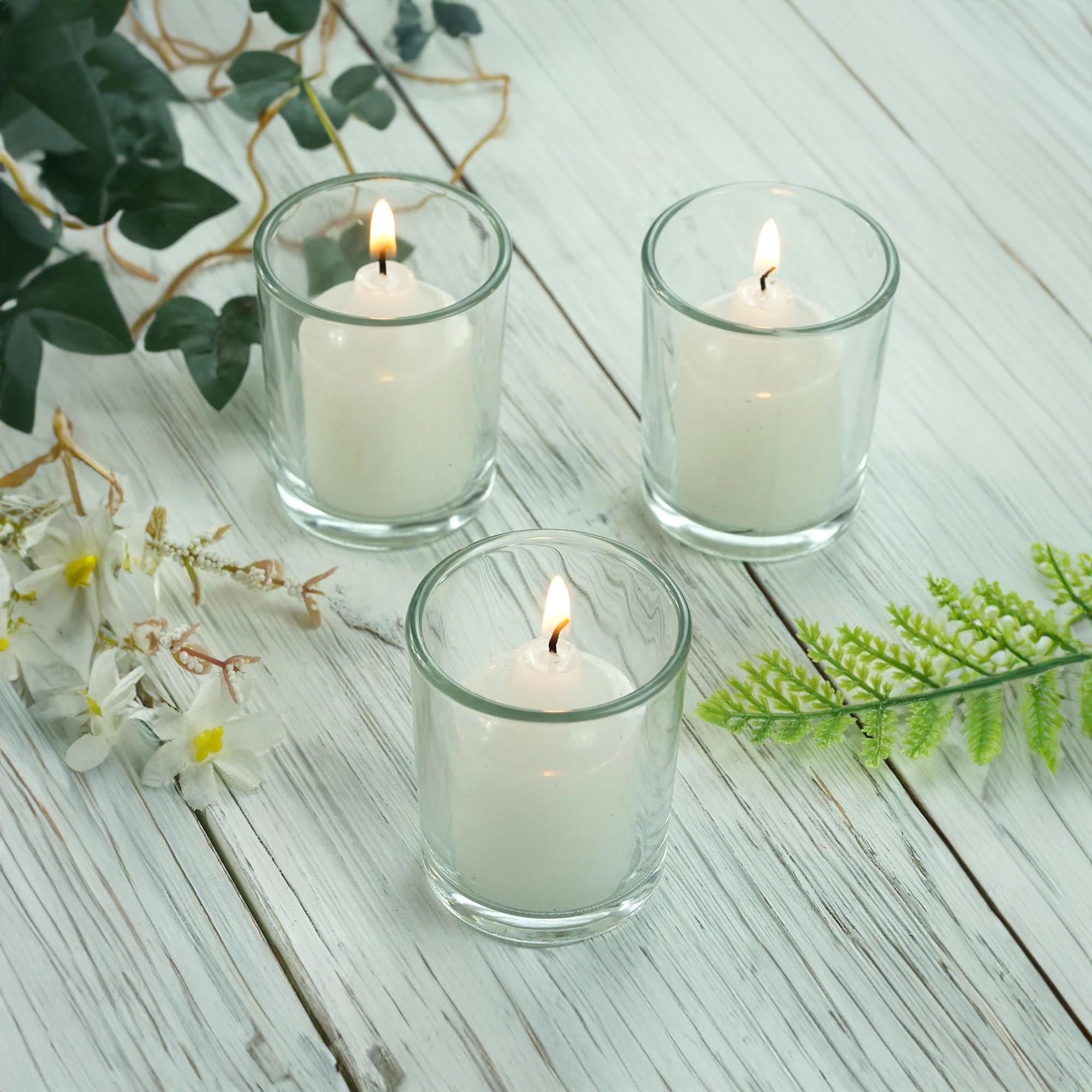 Amazon.com: WGV Tea Light Votive Candle Holder 2.2x2.75, Clear Tiny ...