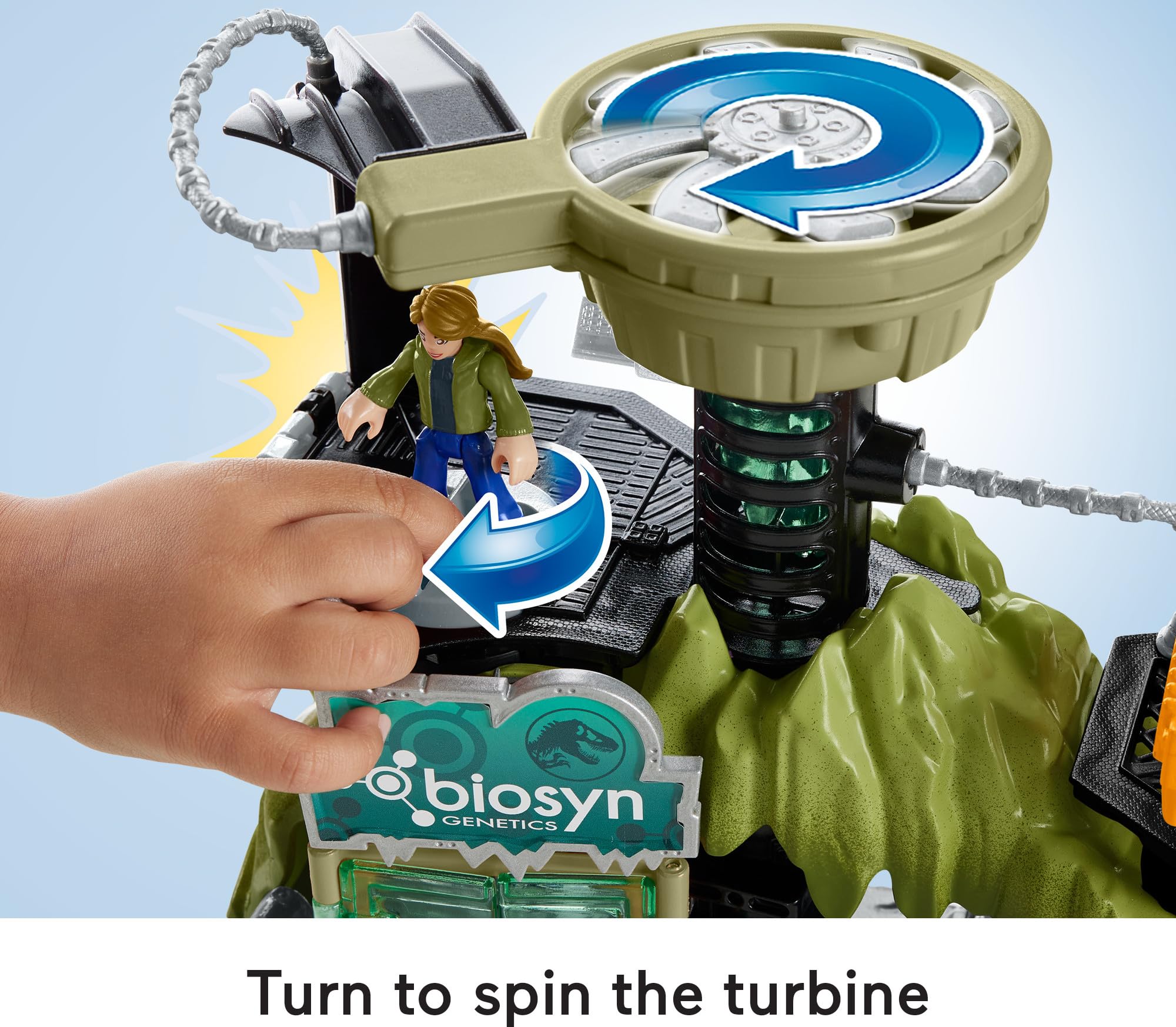 Snapklik.com : Fisher-Price Imaginext Jurassic World Toy Dinosaur Lab ...