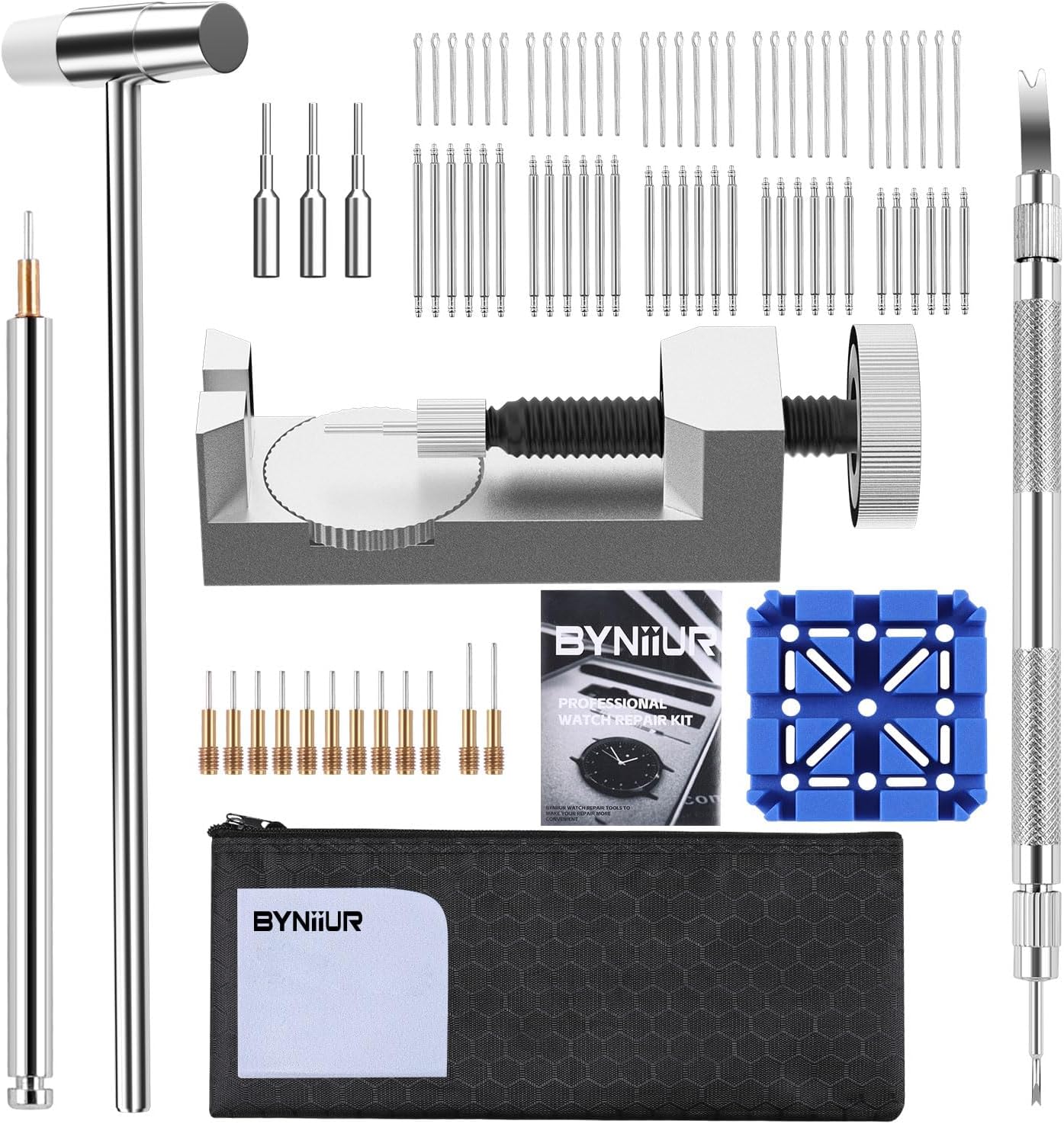 Amazon.com: Temery Watch Band Strap Link Pin Remover Repair Tool Kit ...