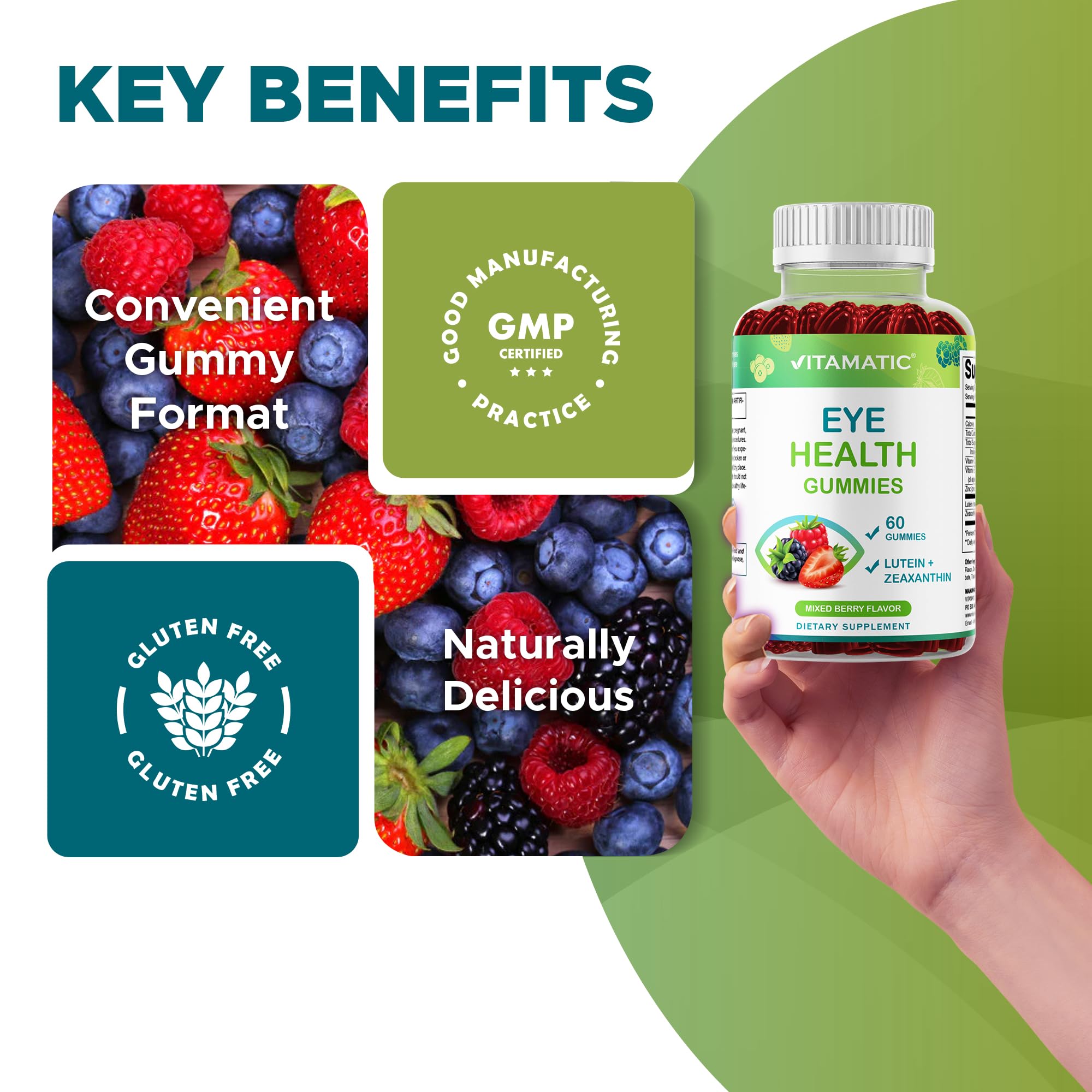 Snapklik.com : Vitamatic Eye Health Gummies