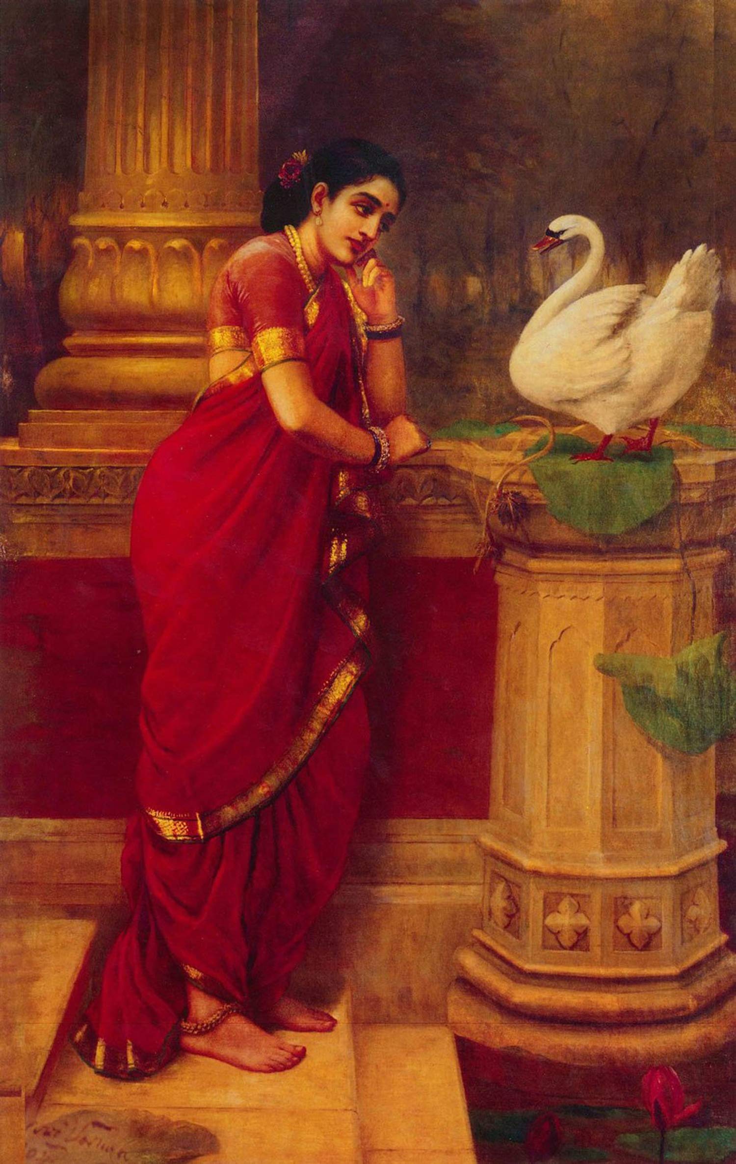 SCPmarts Hamsa Damayanti by Raja Ravi Varma The Classic Arts ...