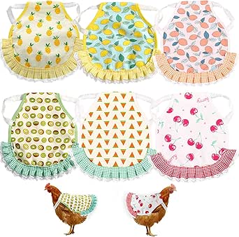 Amazon.com: 6 Pack Chicken Saddle, Hens Saddles for Hen Apron with ...
