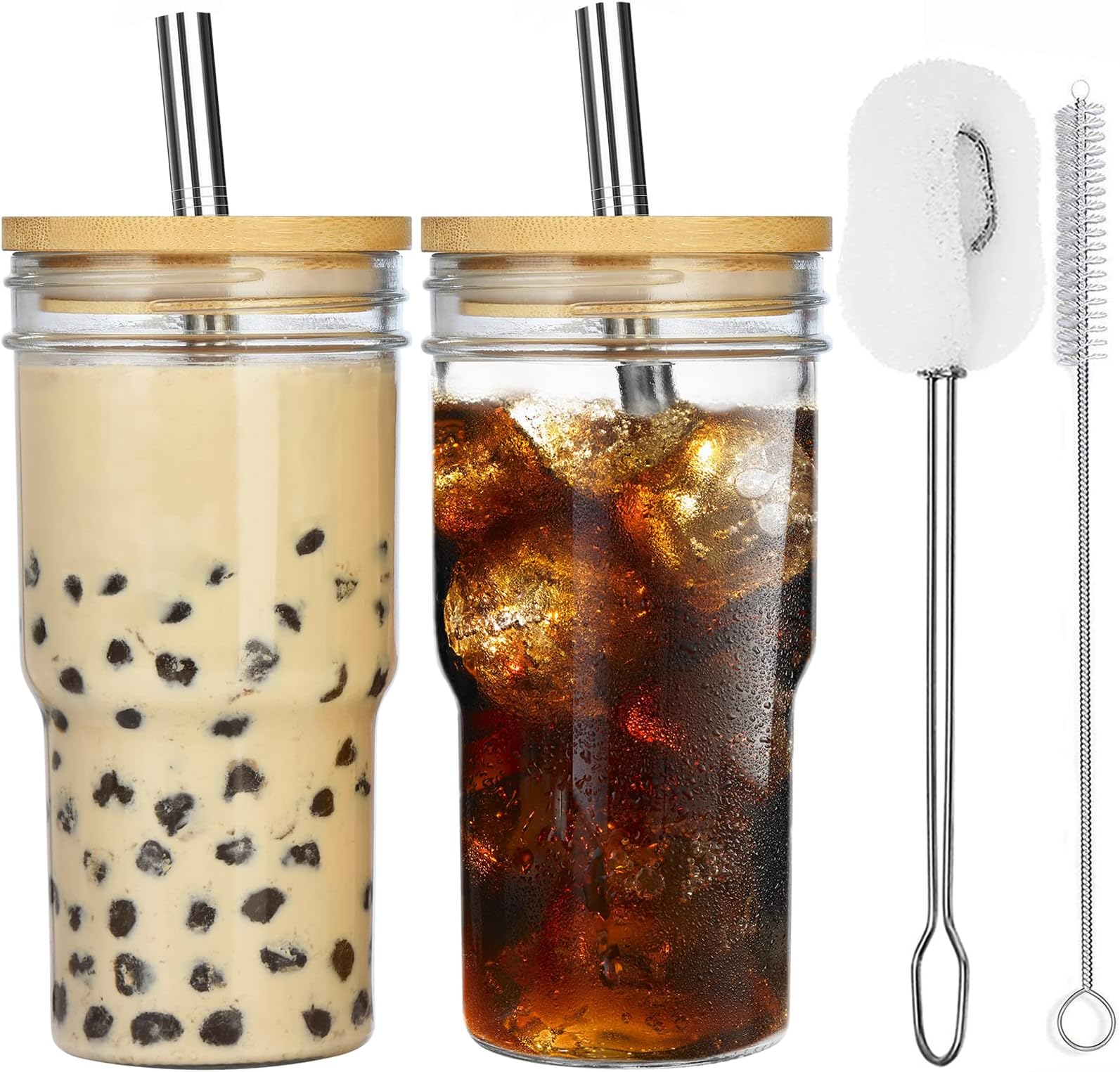 Dodoko Reusable Boba Cup and Straw Boba Tea Cup Bubble Tea Cup and ...