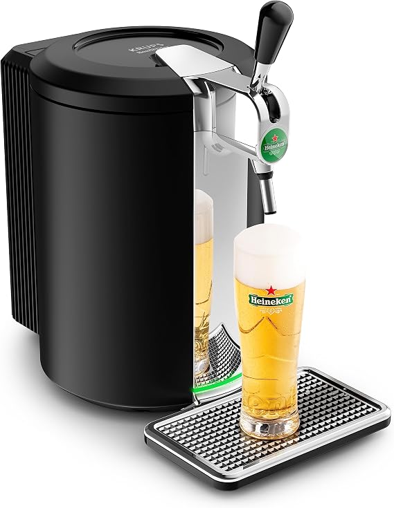 Amazon.com: Krups Beertender Draft Beer Machine, 5 L Kegs, Heineken ...