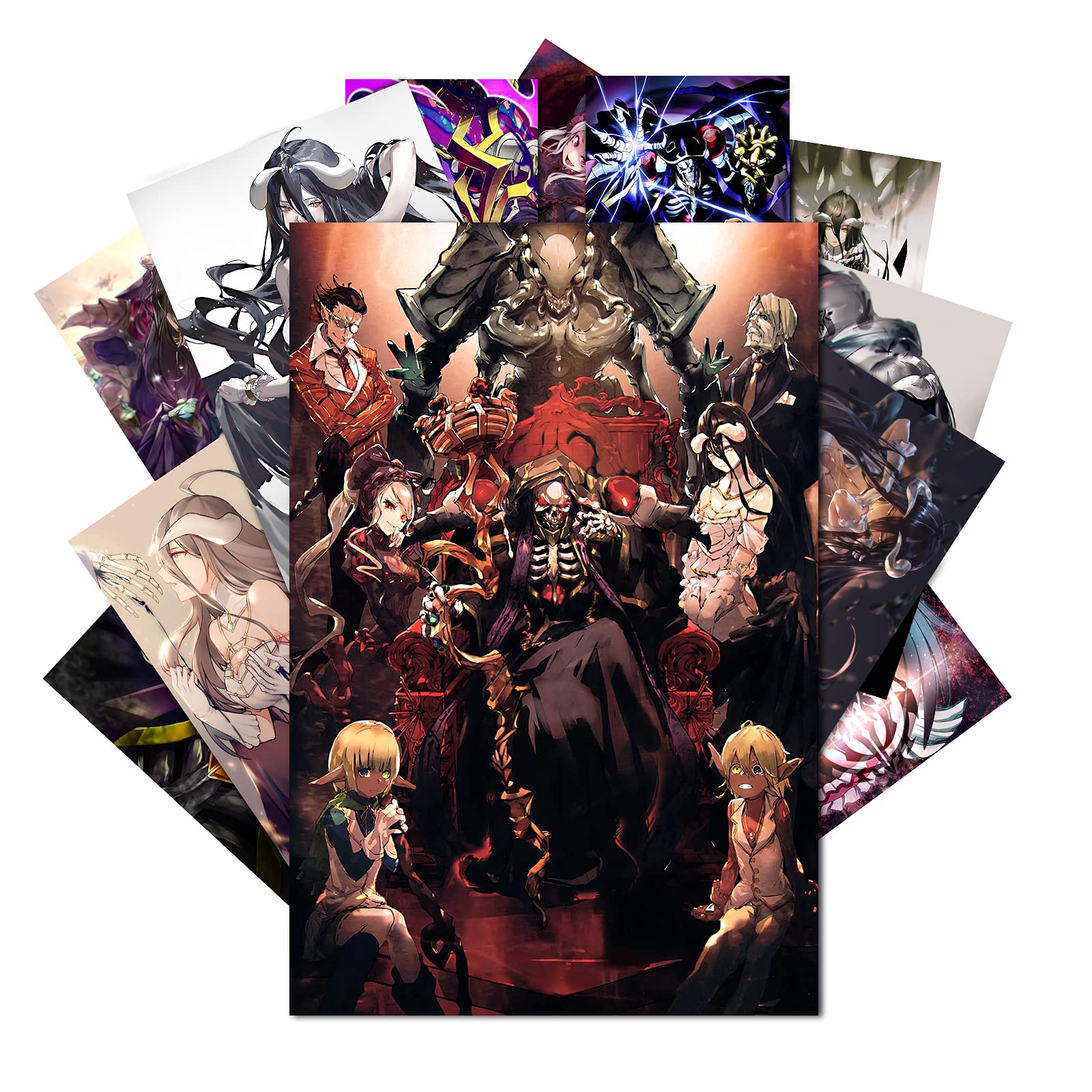 Buy Overlord s 12 PCS 10x14 Inch (35X24.75cm) Anime s Anime Wall Decor ...