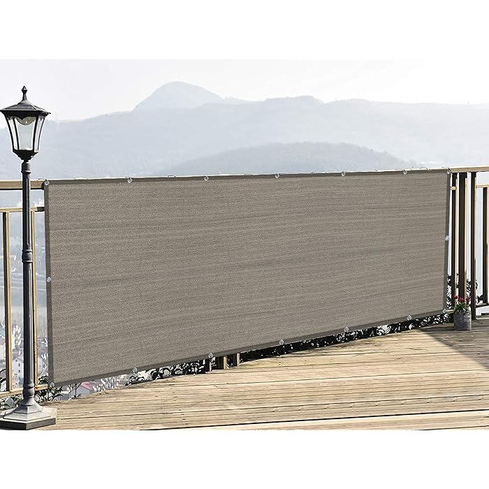 Buy LOVE STORY Balcony Privacy Screen, 3' x 10' Deck Shield Screen ...