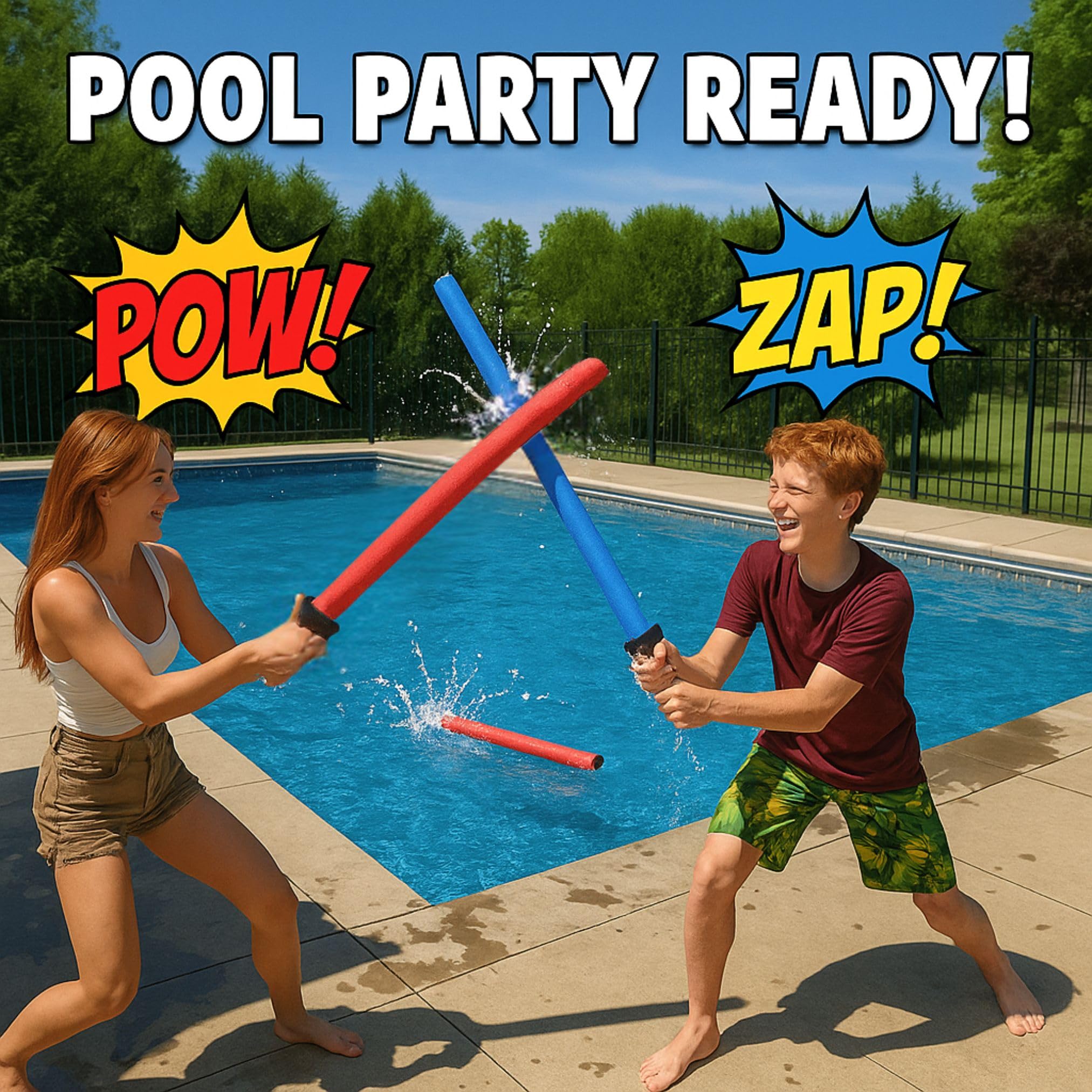 Snapklik.com : Liberty Imports 29-Inch Pool Noodles Foam Saber Toy ...