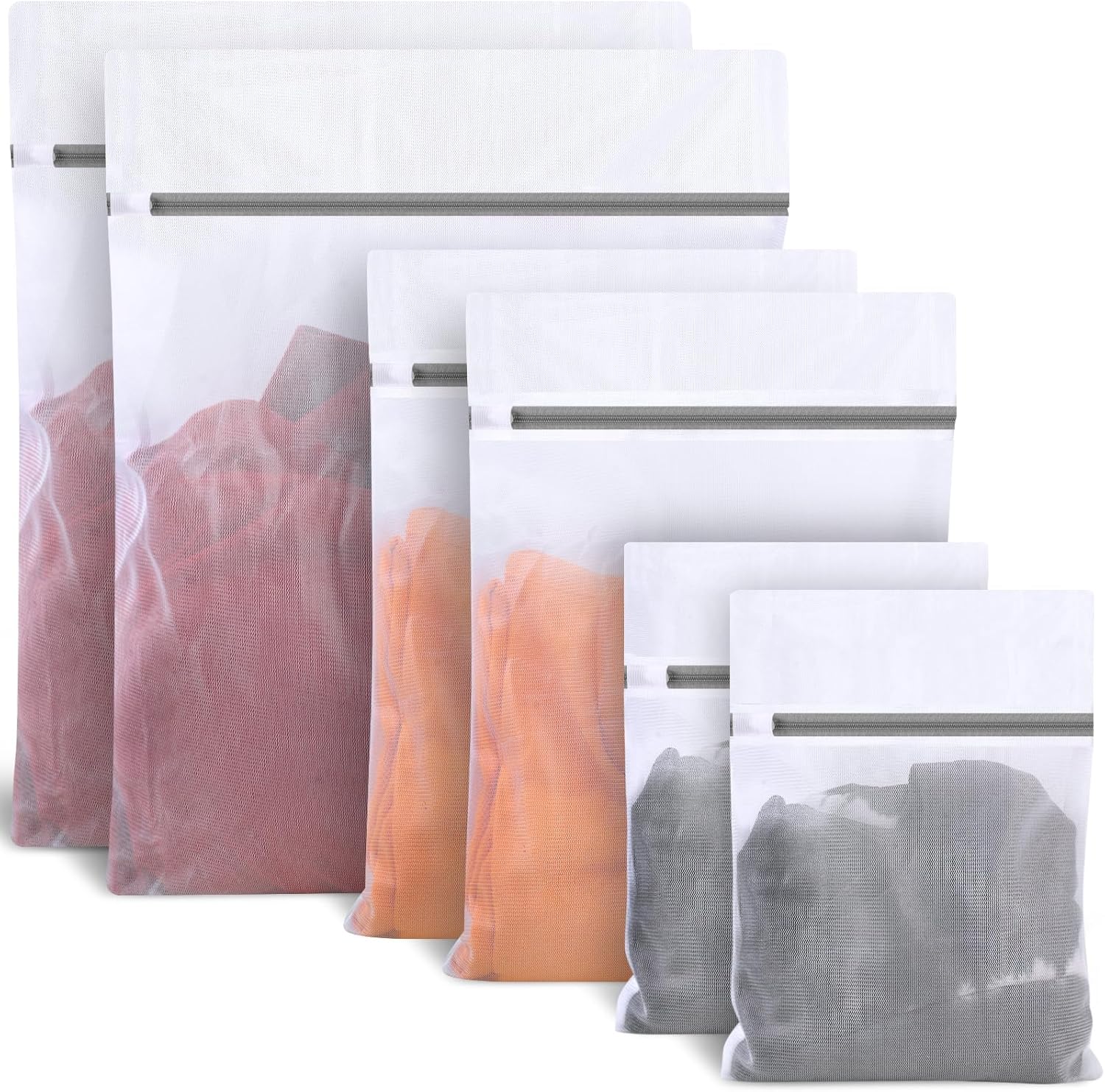 Amazon.com: vivinin 6 PCS Mesh Laundry Bags for Delicates, 3 Size ...