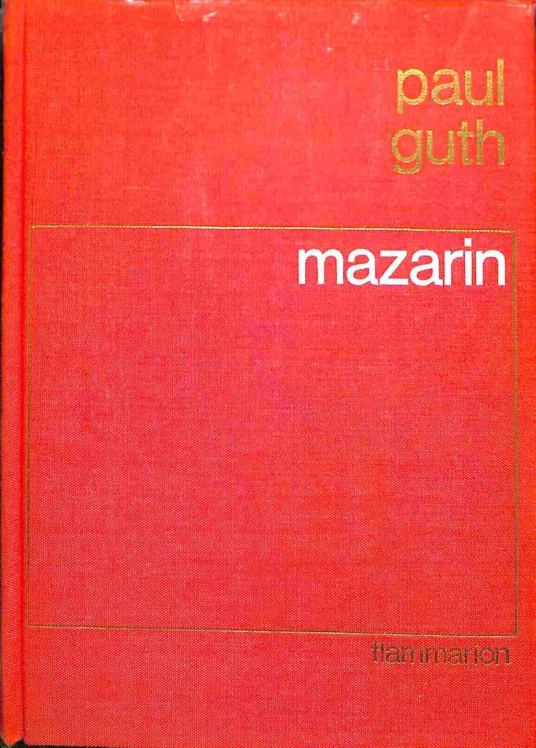 Amazon.com: Mazarin: Guth, Paul: Books