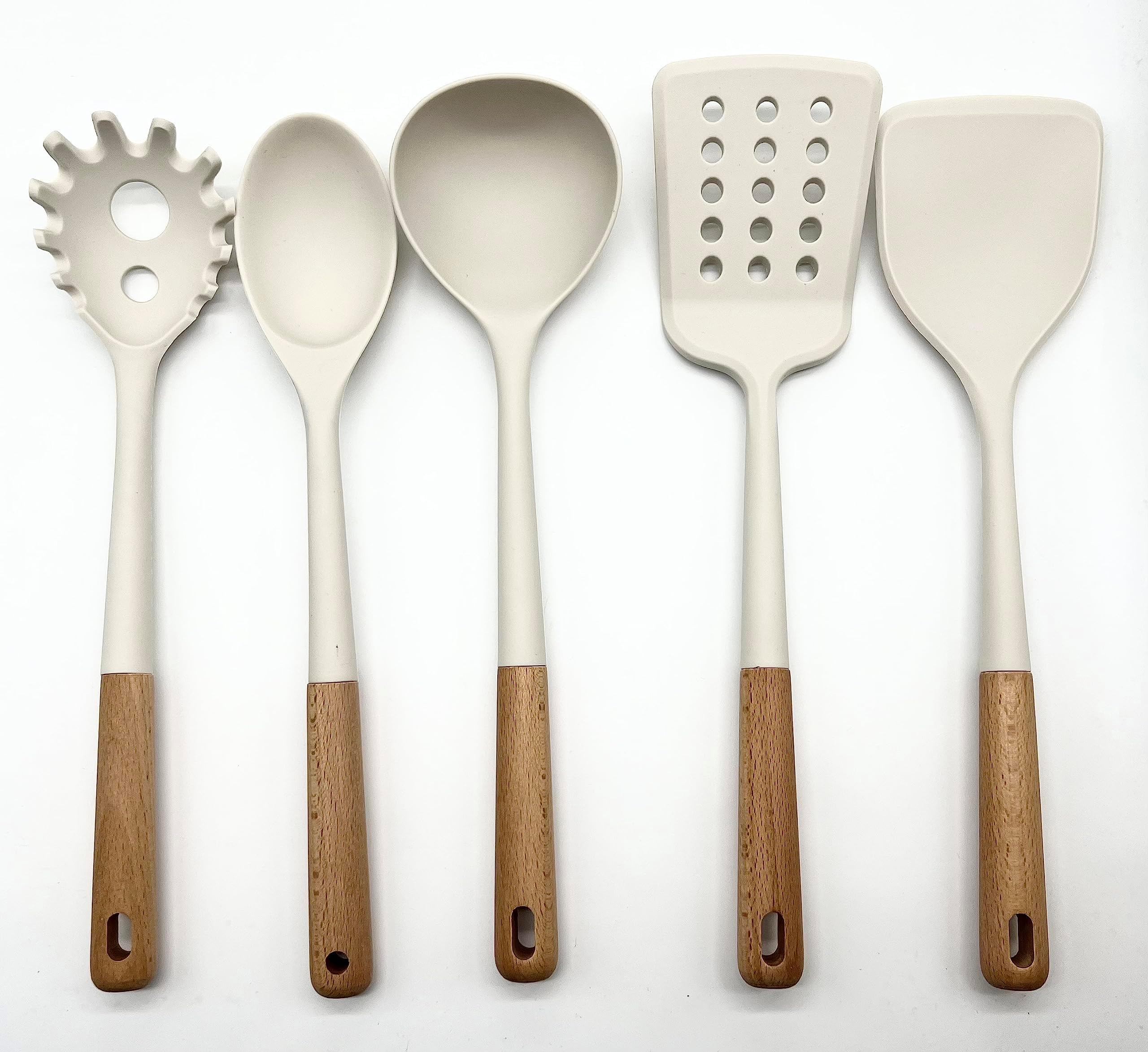 Amazon.com: Kesupair Silicone Kitchen Utensils Set - Heat Resistant ...