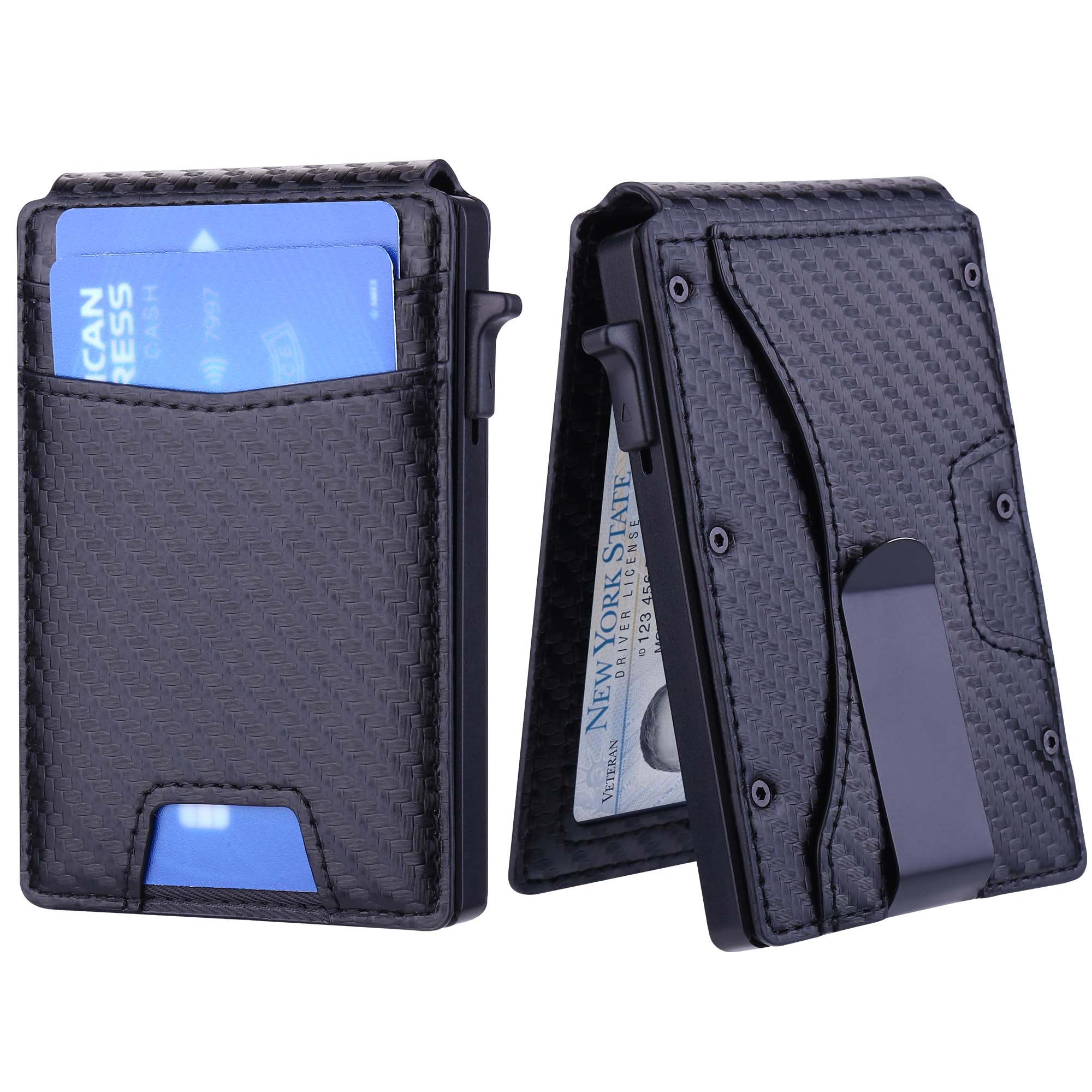 Amazon.com: GAJOFO Slim Wallet for Men - Minimalist Mens Wallet with ...