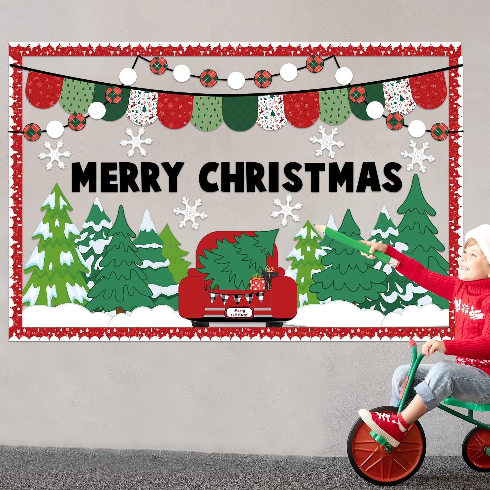 Christmas Train Bulletin Board Over The River Christmas – December