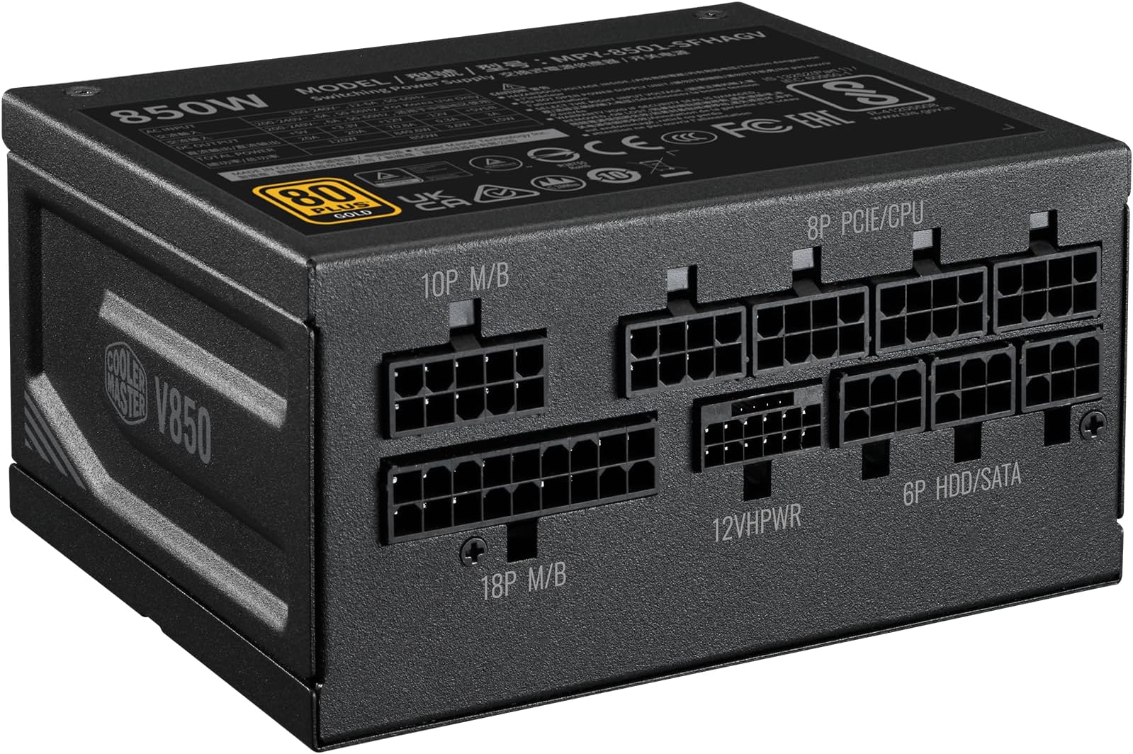 Amazon | Cooler Master V850 SFX Gold ATX3.0 フルモジュラー電源 850W SFX 80+ ゴールド ...