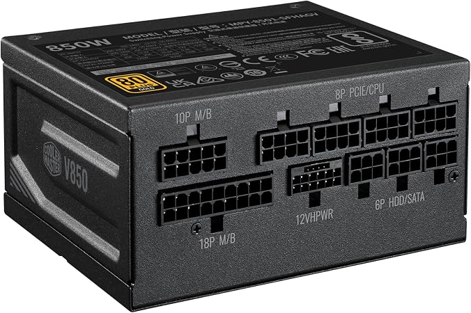 Amazon.com: Cooler Master V850 Gold ATX3.0 Full Modular Power Supply ...