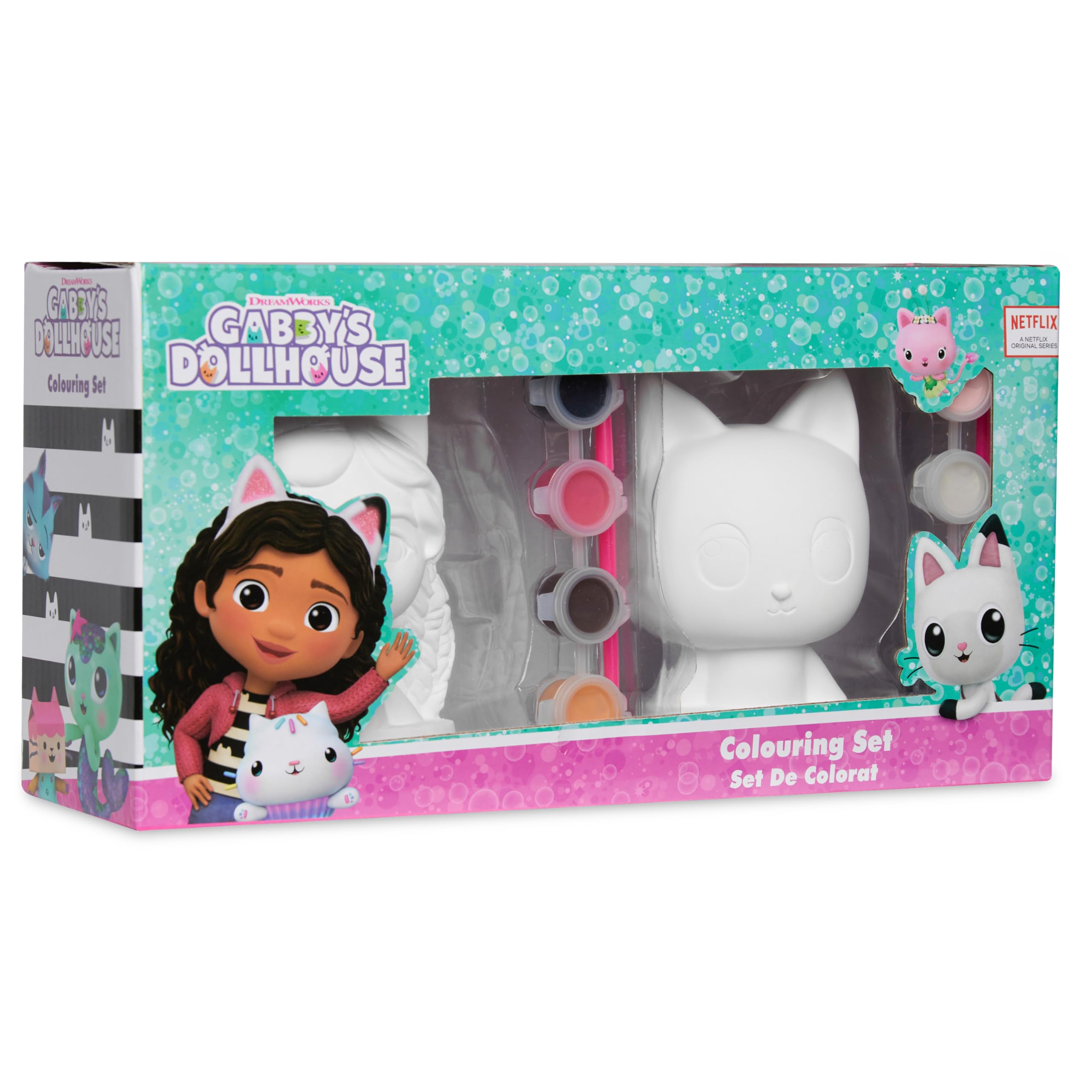 Gabby's Dollhouse Paint Your Own Plaster Figures Set of 2 for Girls DIY ...