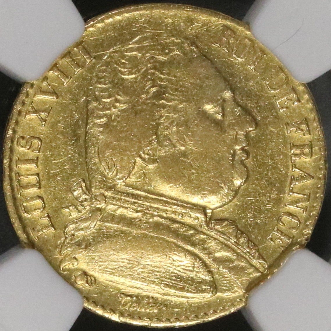1814 FR France Louis XVIII Gold Coin (17061803C) 20 Francs VF Details NGC VF at Amazon's ...