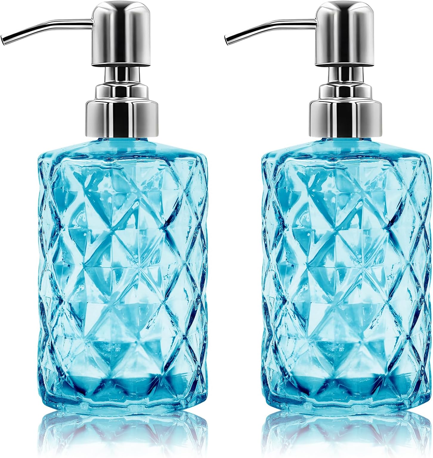 Amazon.com: JASAI Diamond Design Soap Dispenser with 304 Rust Proof ...