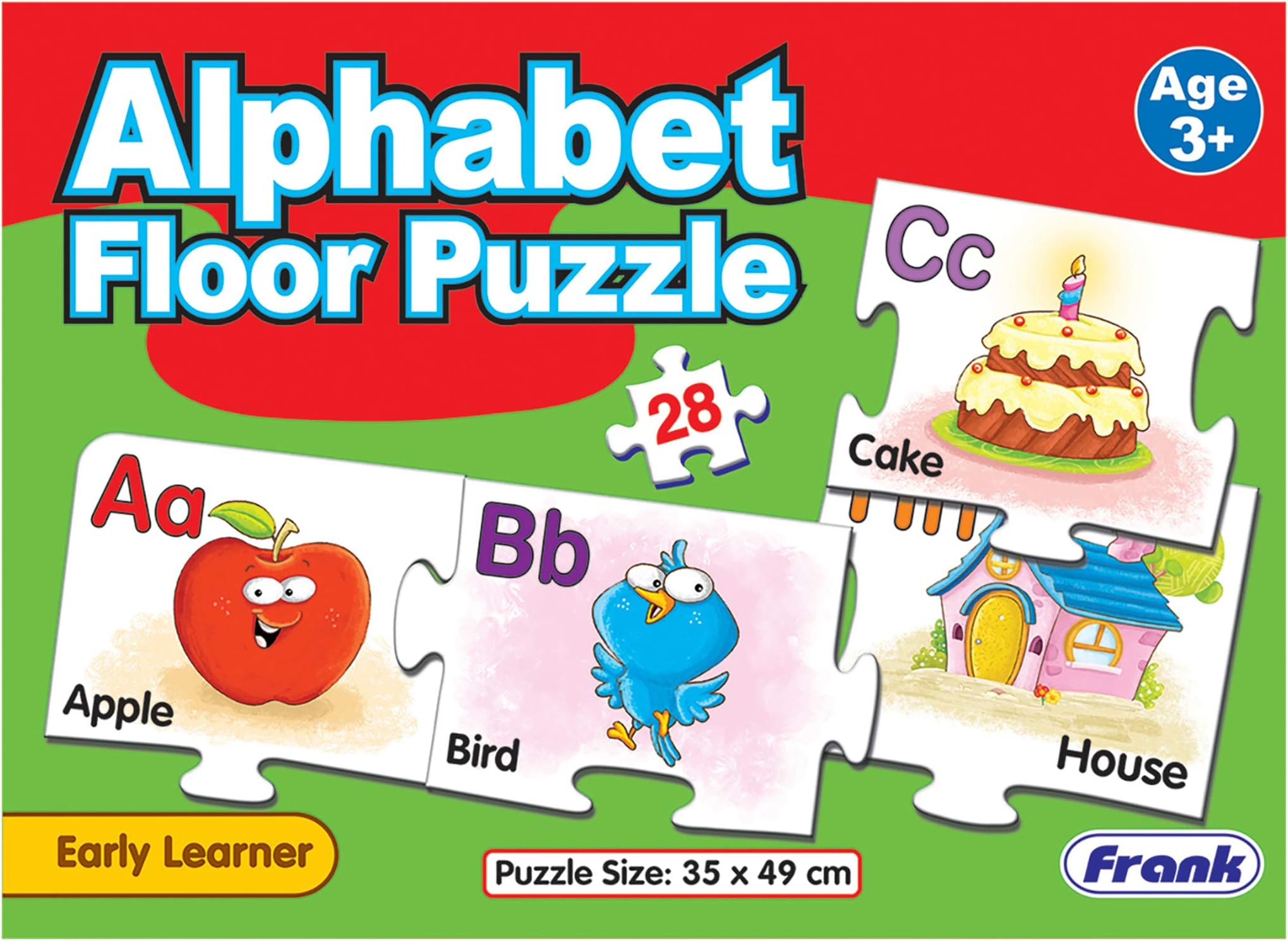 Buy Frank Alphabet Floor Puzzle - 35 x 49 cm, 28 Pieces - Early Learner ...