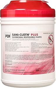 PDI Q89072 Sani-Cloth Plus Germicidal Disposable Cloths, 160/Tub - Pack ...