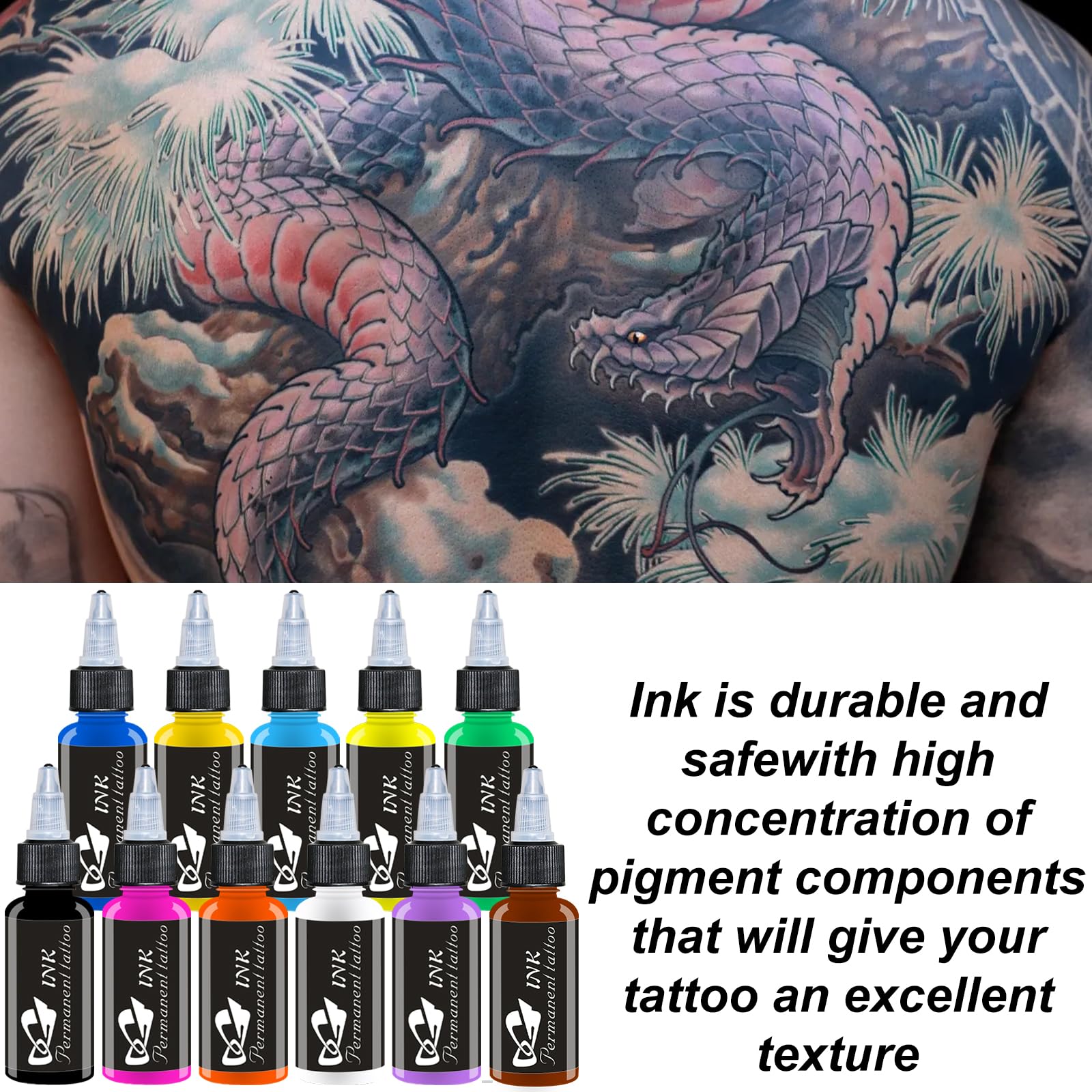 Powder Pigment Tattoos Tattoo Ink Set 1oz (30ml) Tattoo Supply 11