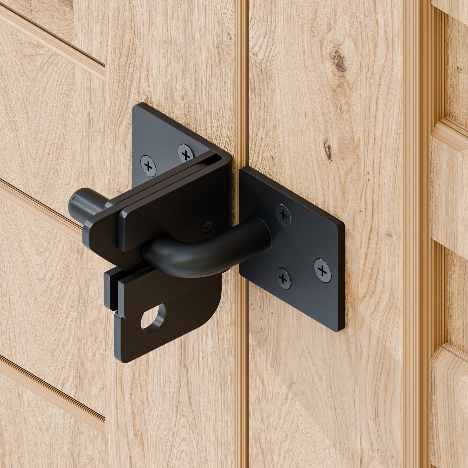 Amazon.com: TOIMIOTOIM Automatic Gate Latch for Wooden Fence,Self ...