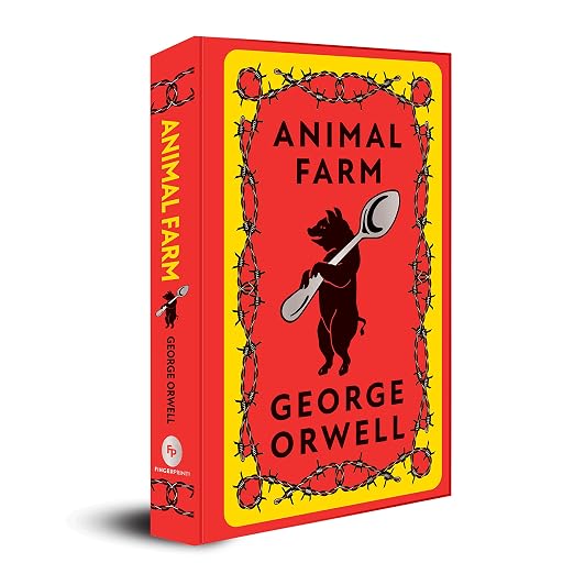 Animal Farm (Deluxe Hardbound Edition): George Orwell: 9789354405754 ...