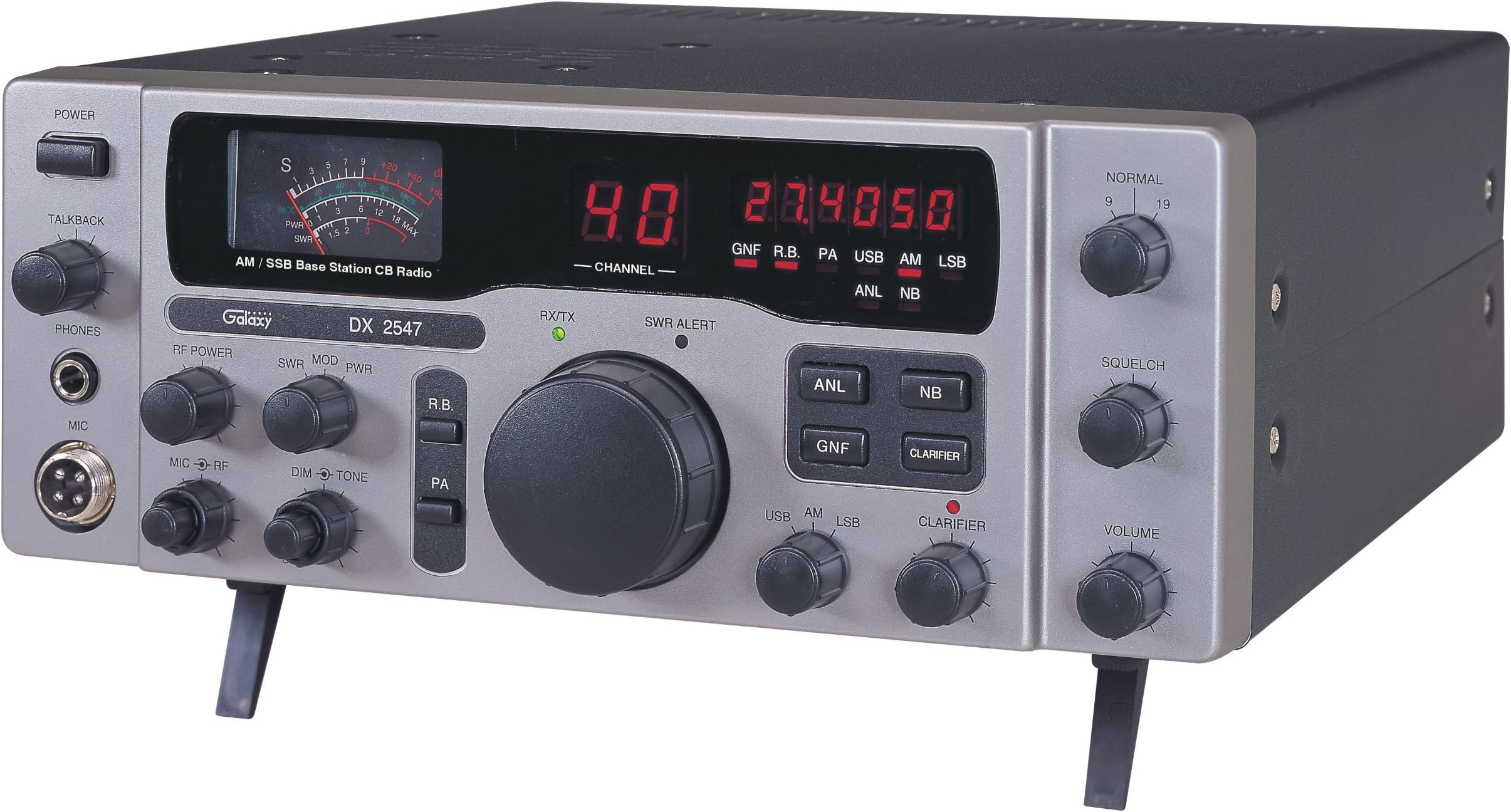 Amazon.com: Galaxy DX-2547 AM/SSB CB Base Station w/ Freq Counter ...