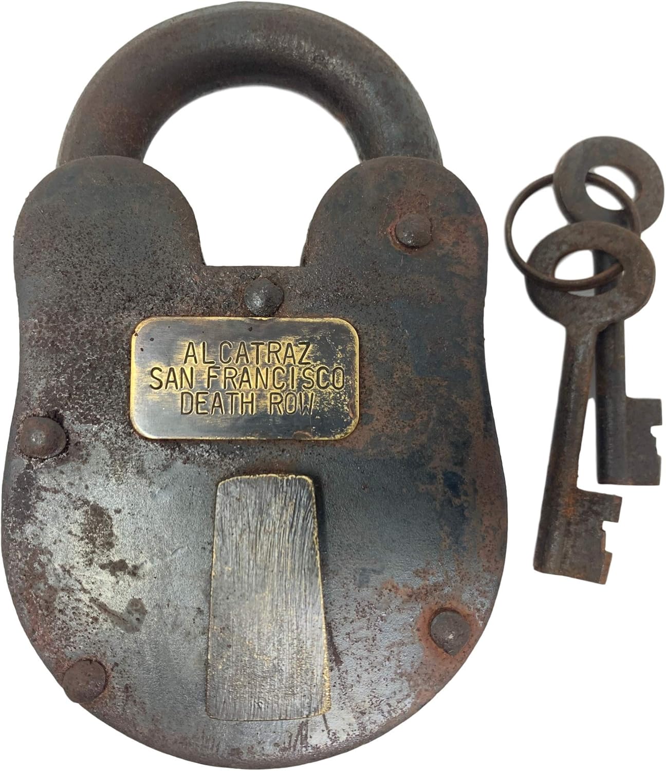 Cast Iron Alcatraz Penitentiary Prison Padlock Lock With Keys - Amazon.com