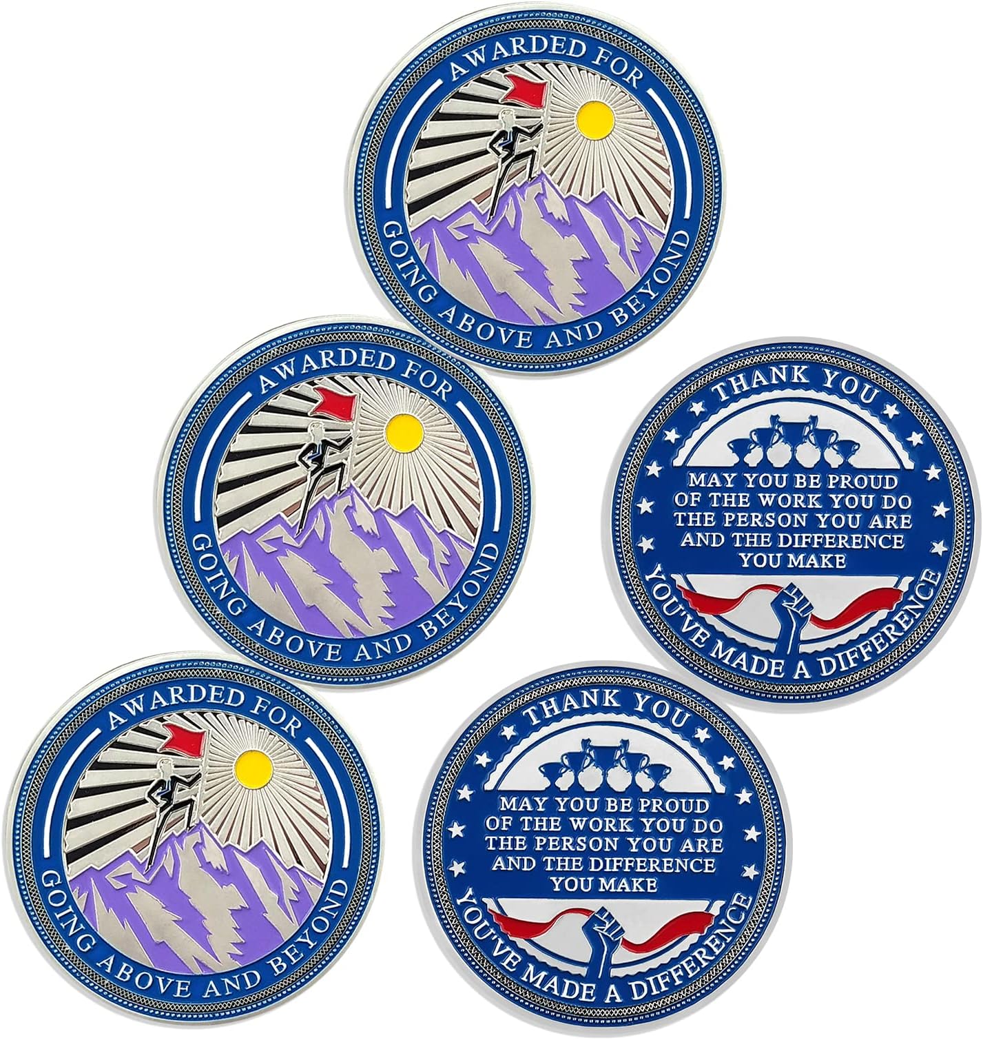 Amazon.com : 5Pcs Employee Appreciation Coins Gift Set Encouragement ...