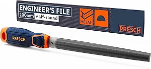 Presch File Half-Round 200mm - High-Quality Half-Round File with for ...