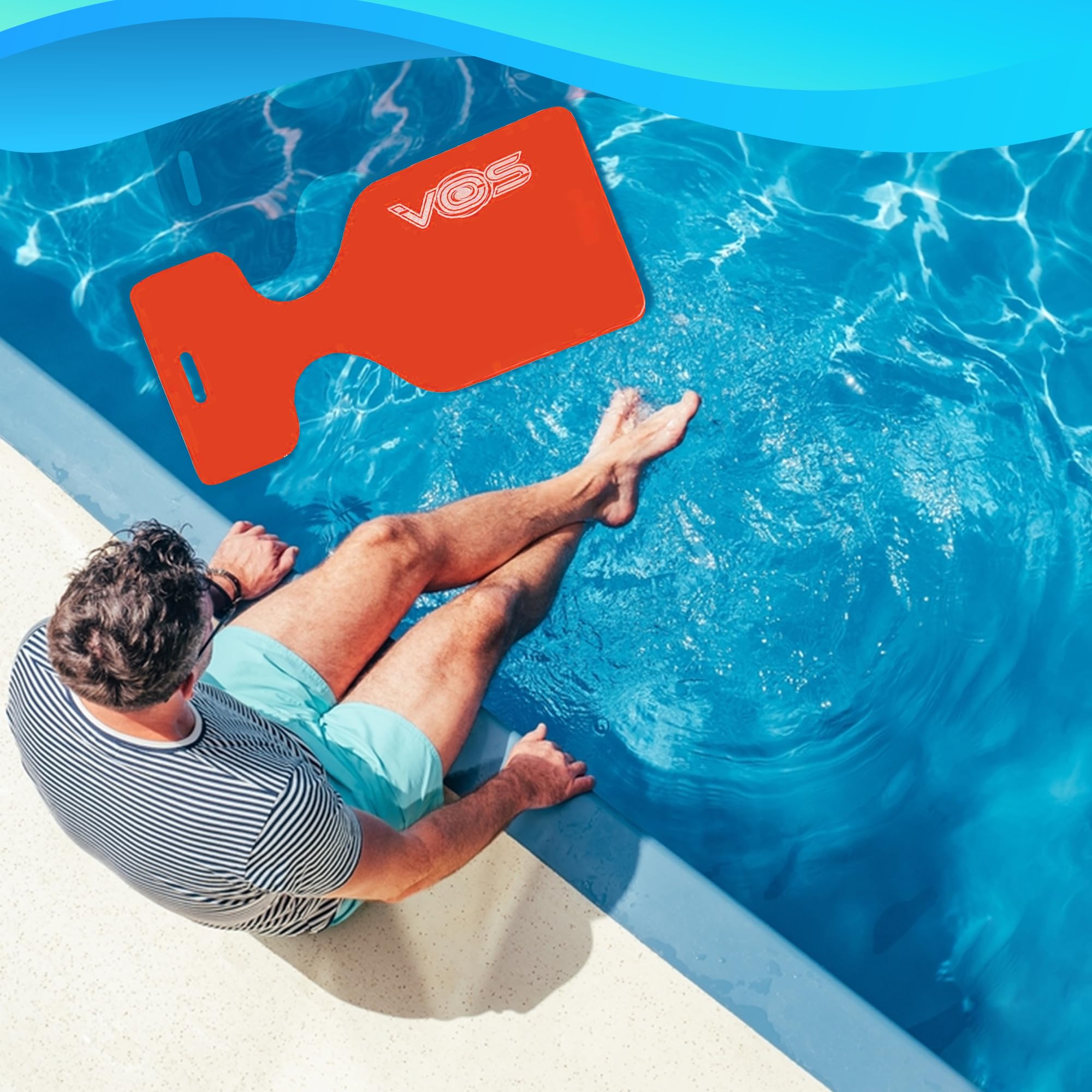 Snapklik.com : VOS Phoenix Water Solid Saddle Floats For Adults And ...