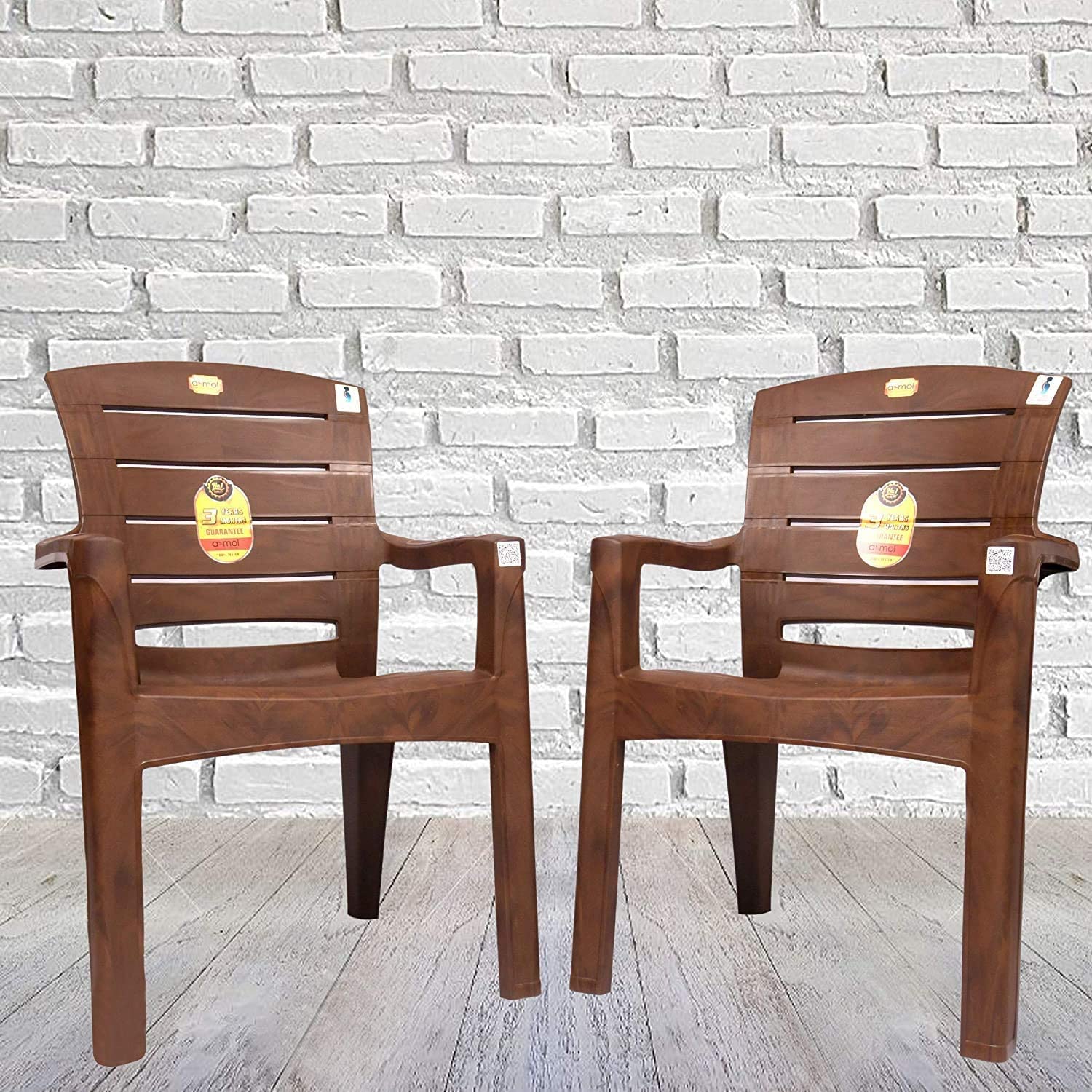 Buy ANMOL Moulded Jaguar High Back Plastic Chair Strong Structure Build ...