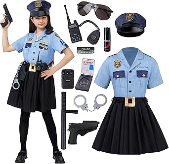 Amazon.com: Spooktacular Creations Halloween Girls Police Officer ...