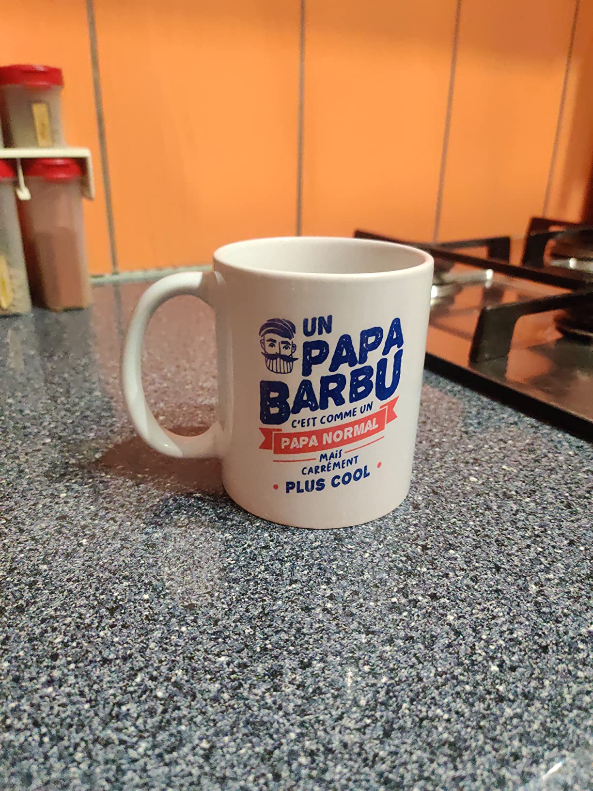 quotedazur - Mug Papa Barbu Carrément Plus Cool - Humour Père Tasse ...