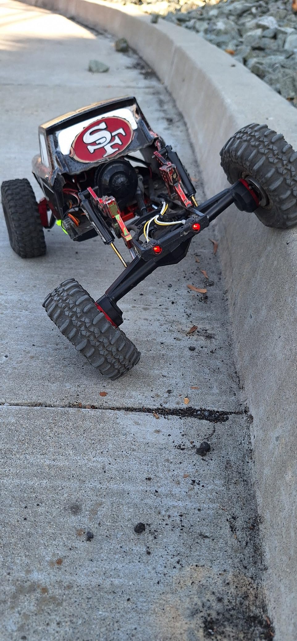Amazon.com: HYBDX RC 1/10 RC Crawler All Metal Front and Rear Portal ...