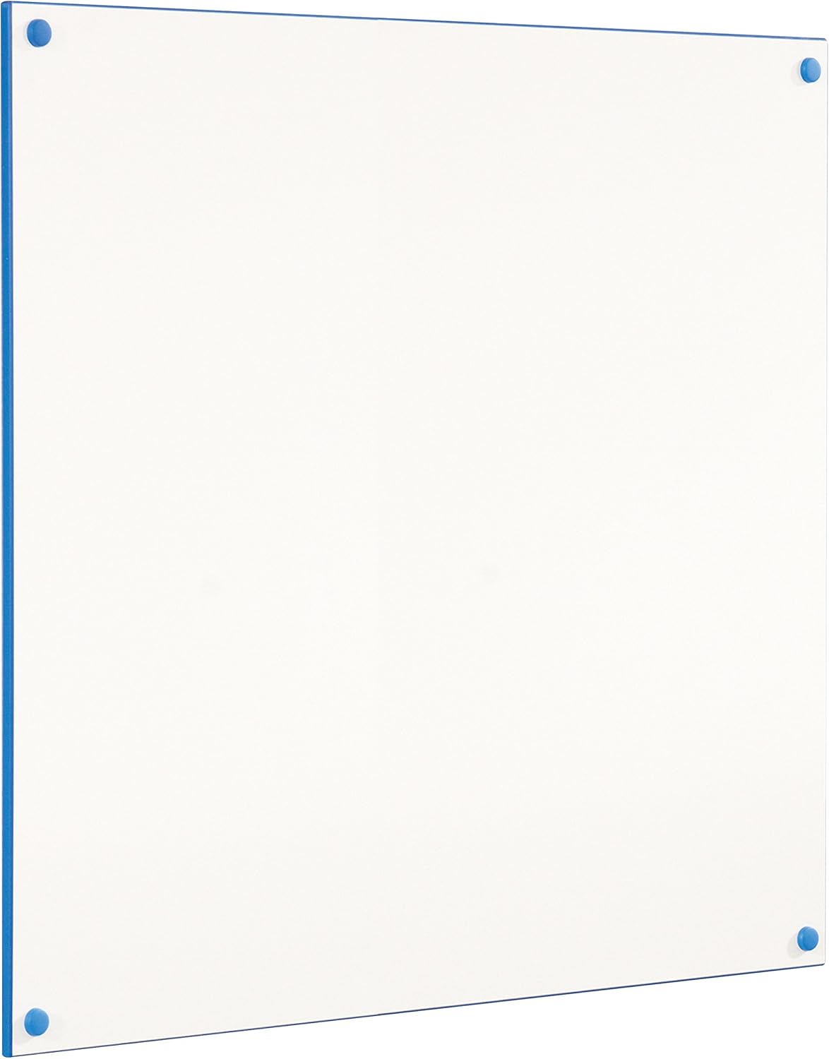 Metroplan Write-on Coloured Edge whiteboard - 1200mm x 1500mm - Blue ...