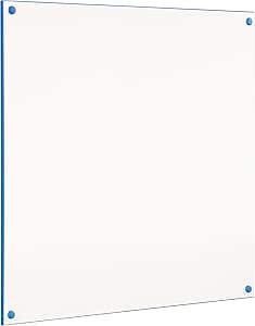 Metroplan Write-on Coloured Edge whiteboard - 1200mm x 1500mm - Blue ...
