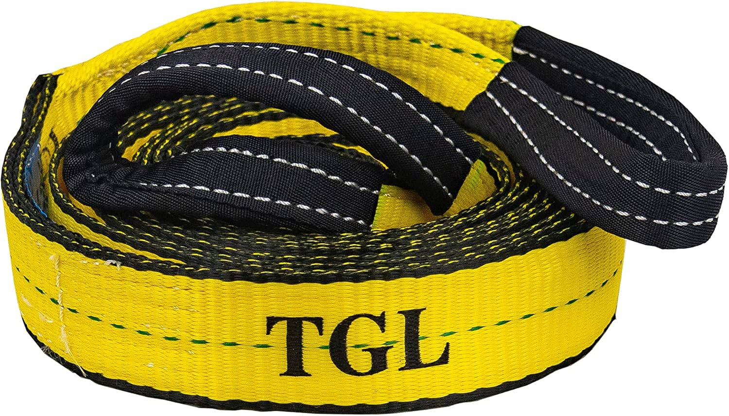 2", 20' Tow Strap with Reinforced Loops 10,000 Pound Capacity, Towing ...