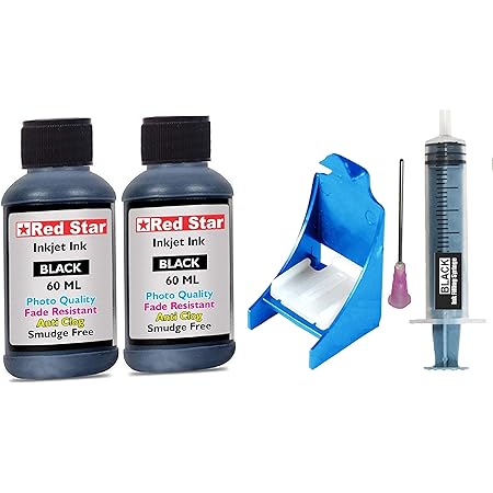 Red Star Ink Refill kit Compatible for hp 46, 678, 680, 682, 802, 803 ...