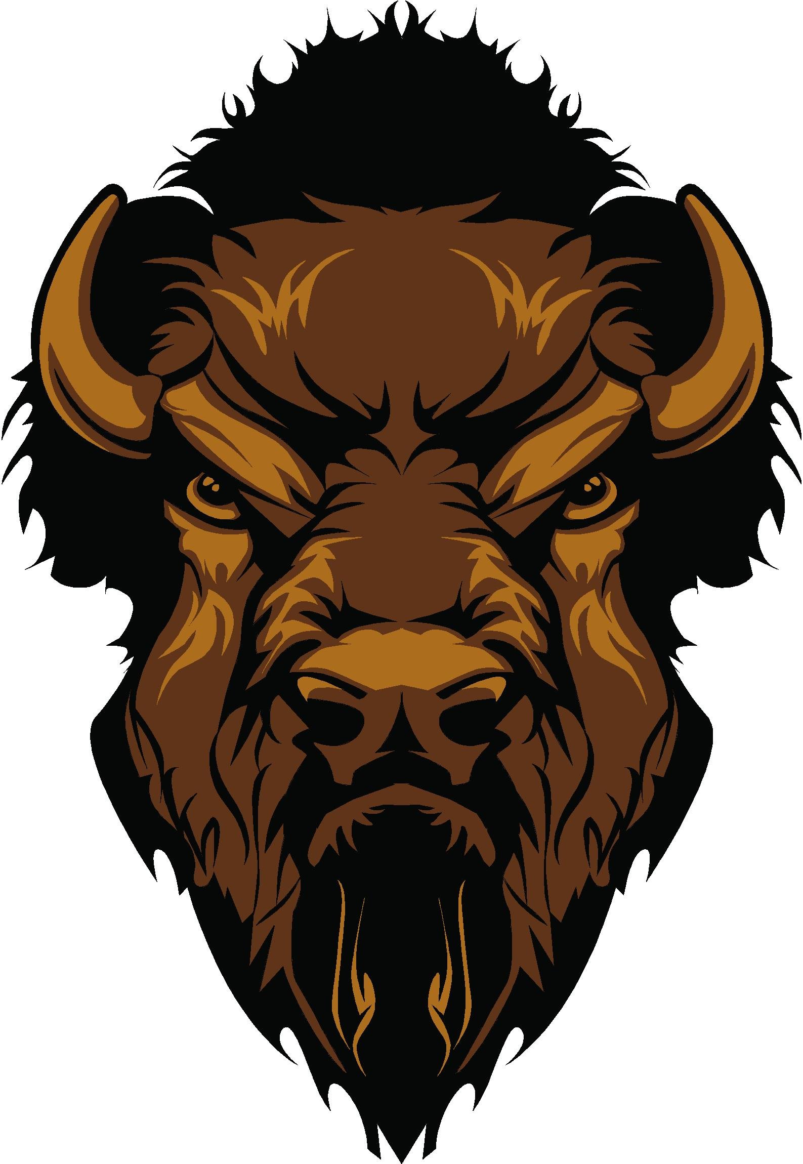 Bison Skull Logo