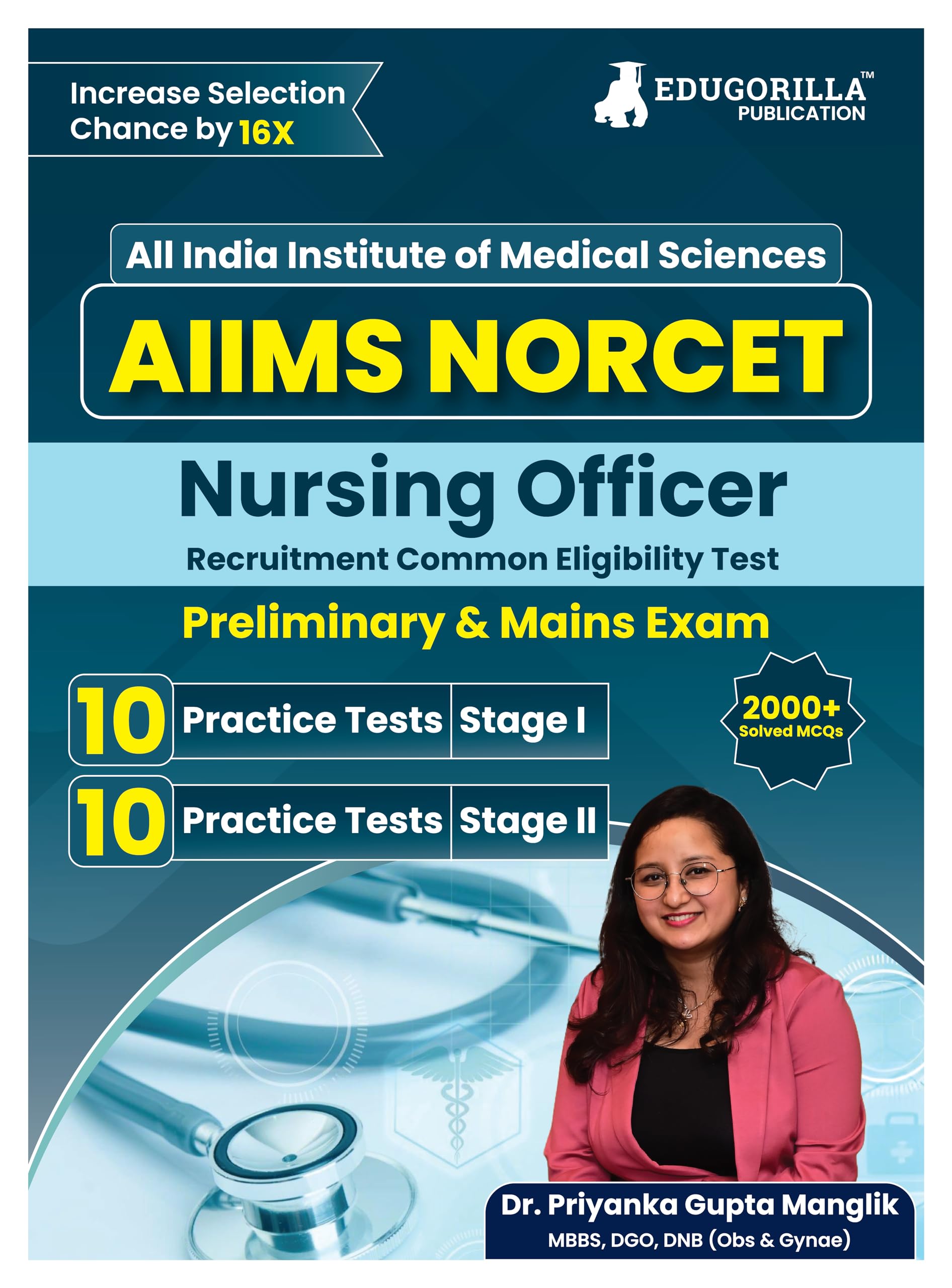 Buy AIIMS NORCET 2024 - Nursing Officers Recruitment Common Entrance ...
