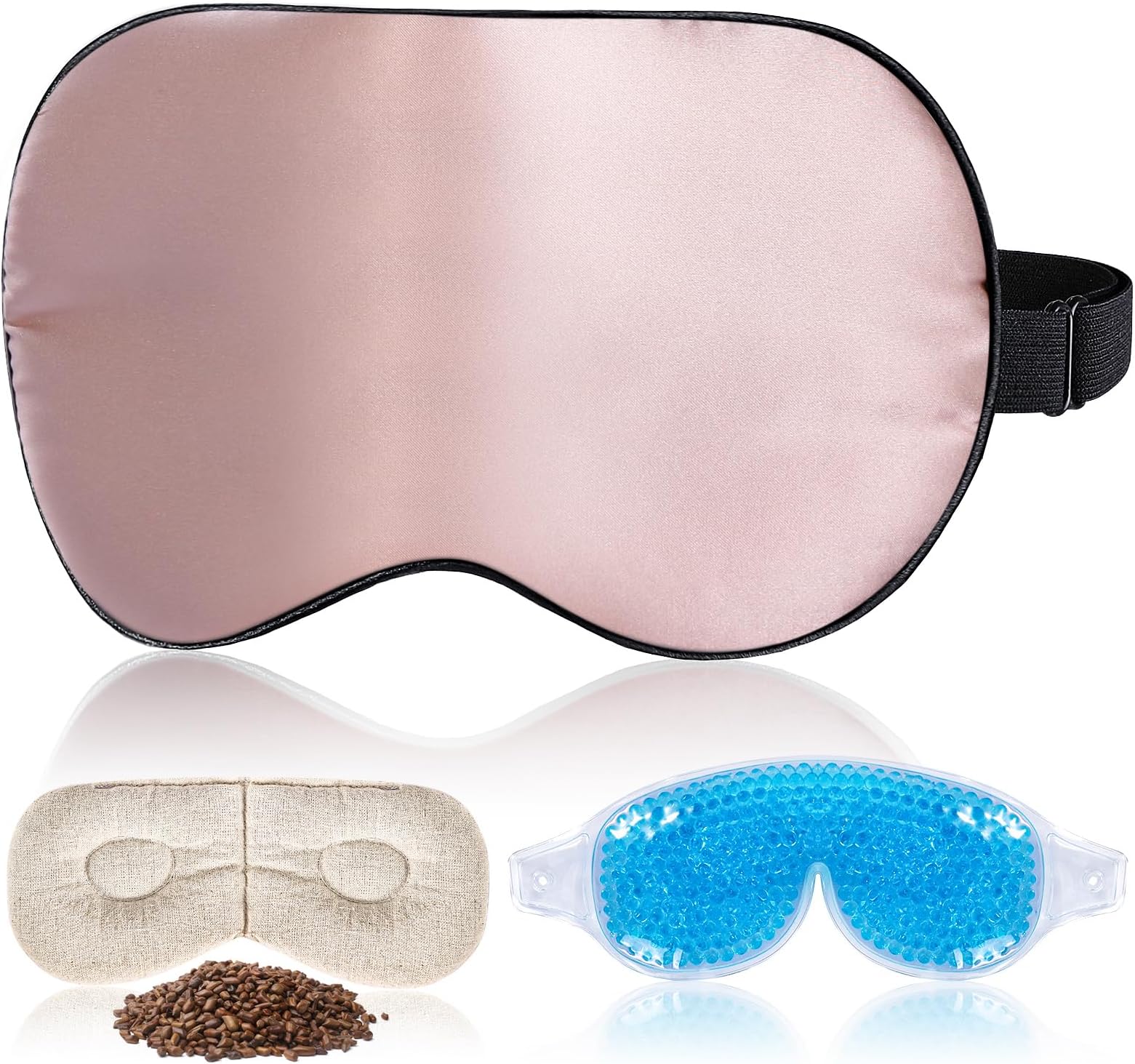 Amazon.com: Sleep Eye Mask for Women Men - Eye Mask for Dry Eyes, with ...