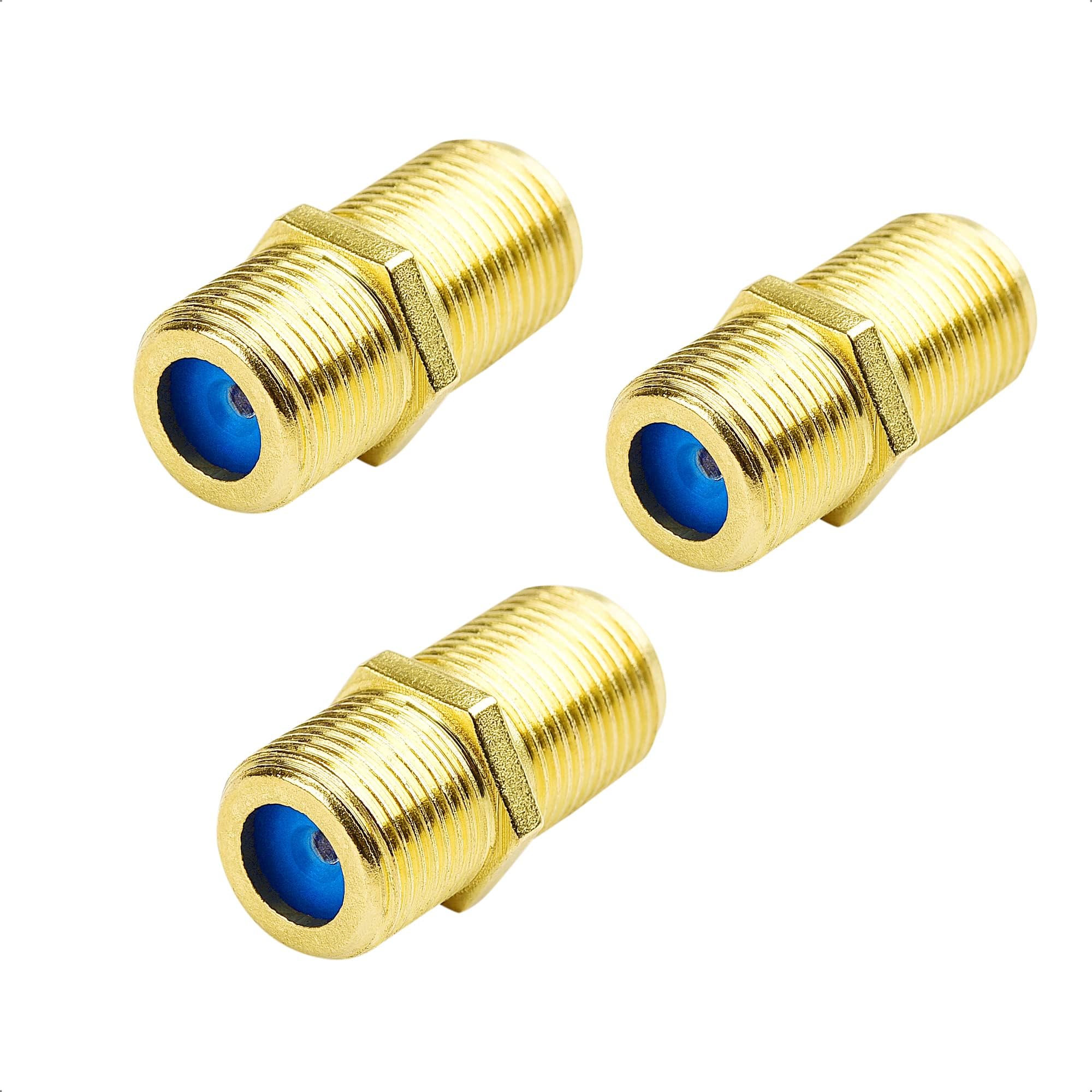 Amazon.com: PASOW F Type RG6 Coupler Gold Plated Female to Female ...