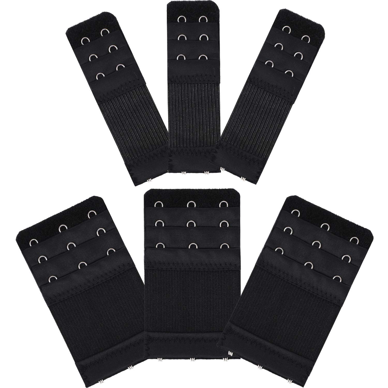 Snapklik.com : Bememo 6 Pieces Womens Bra Extenders Elastic Stretchy ...